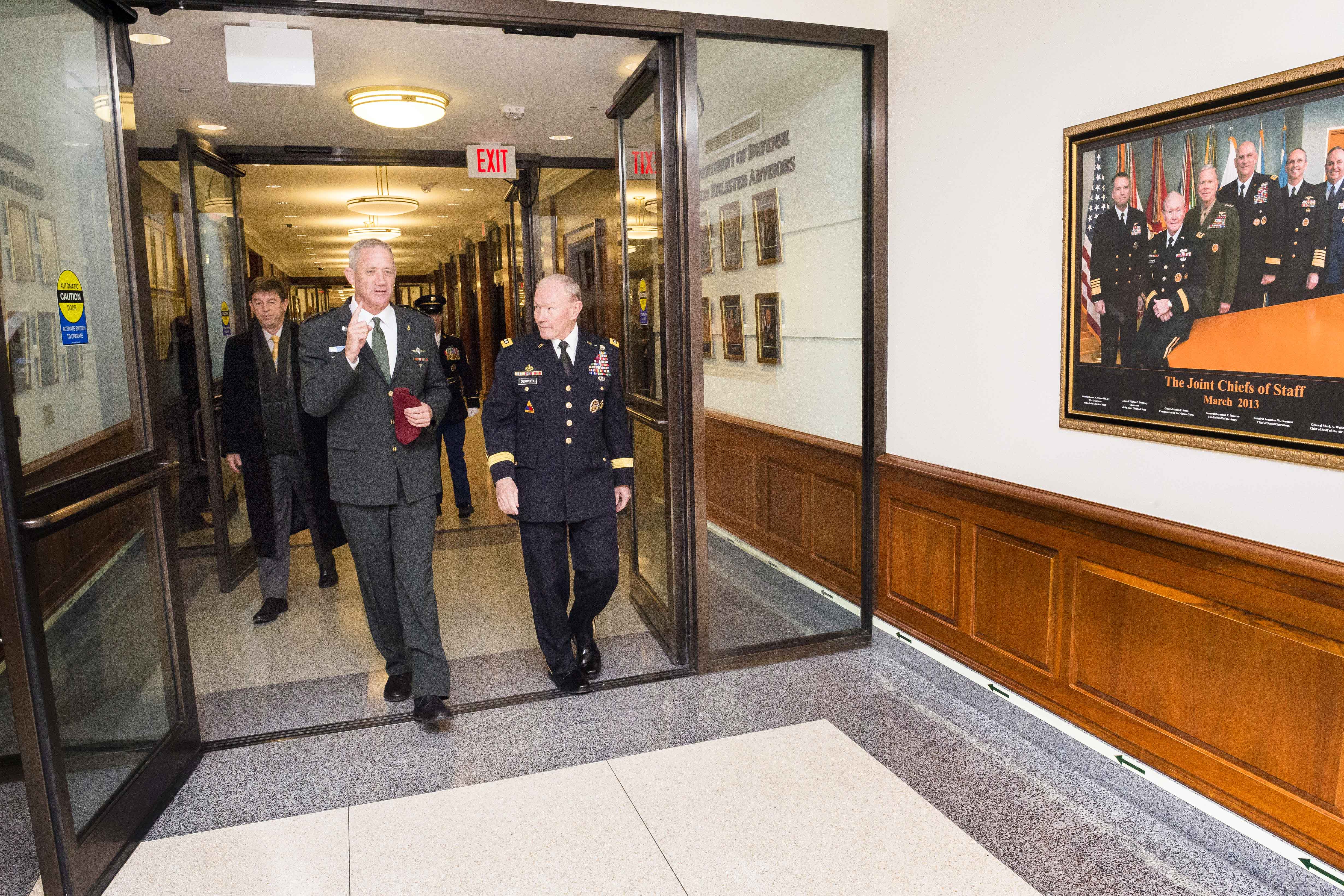 U.S. Army Gen. Martin E. Dempsey, right, chairman of the Joint Chiefs ...