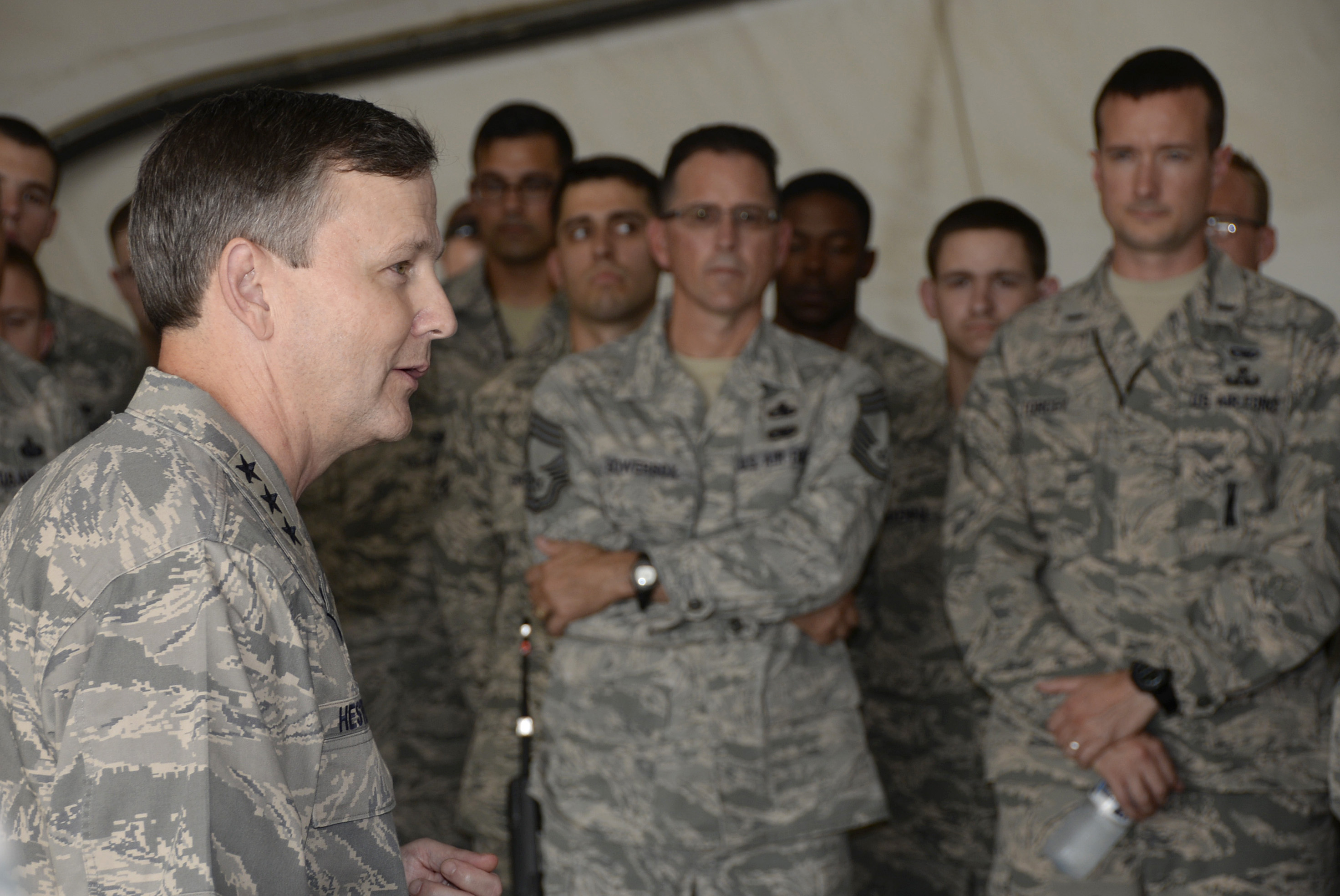 AFCENT leadership visits Airmen > U.S. Air Forces Central Command > News