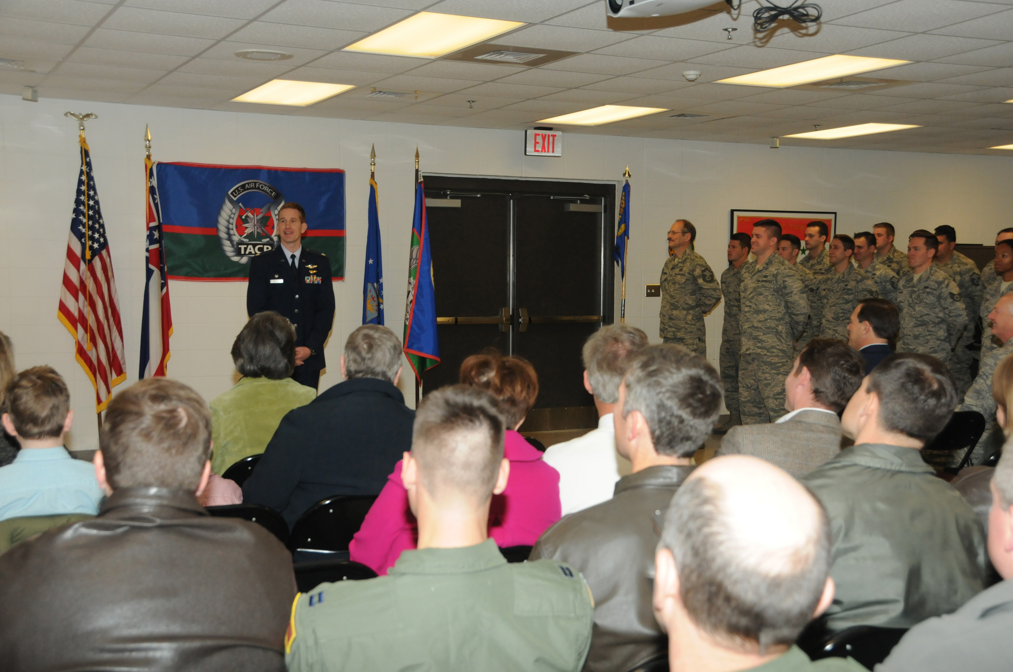 U. S. Air Force Lt. Col. Britt Watson assumes command of the 238th ASOS