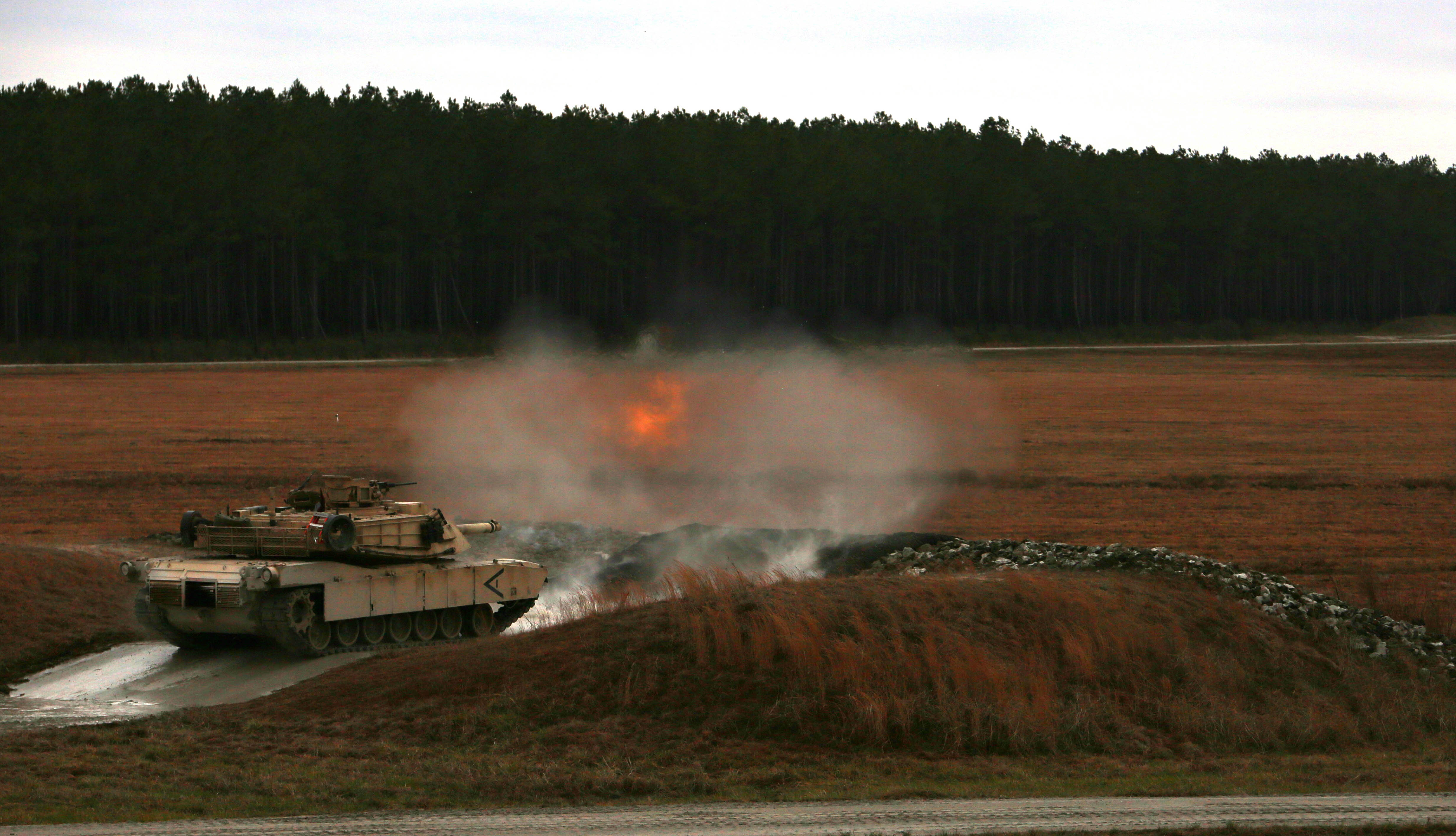 Integrated Task Force Tank Platoon unleashes firepower