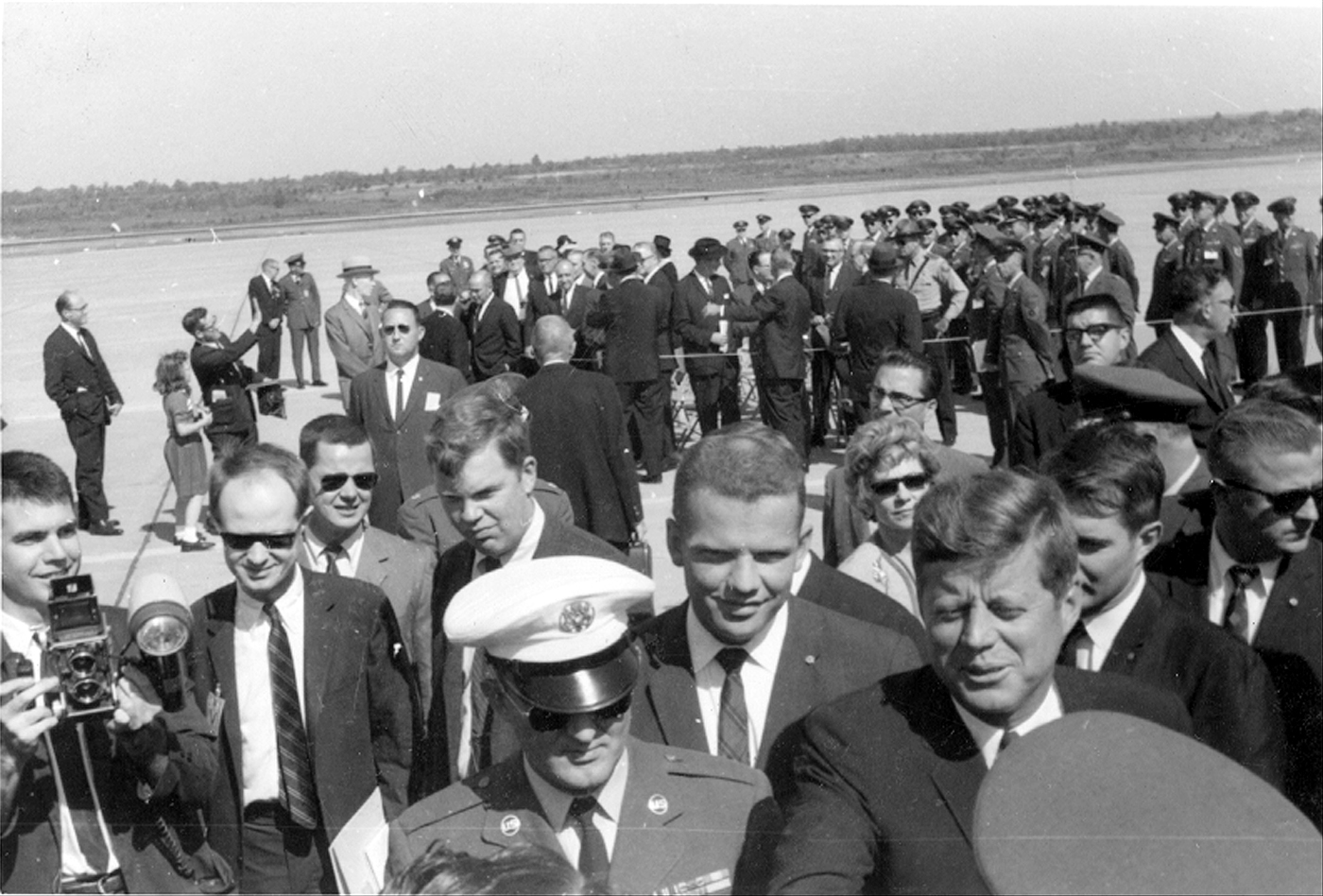 President Kennedy visit, circa 1963