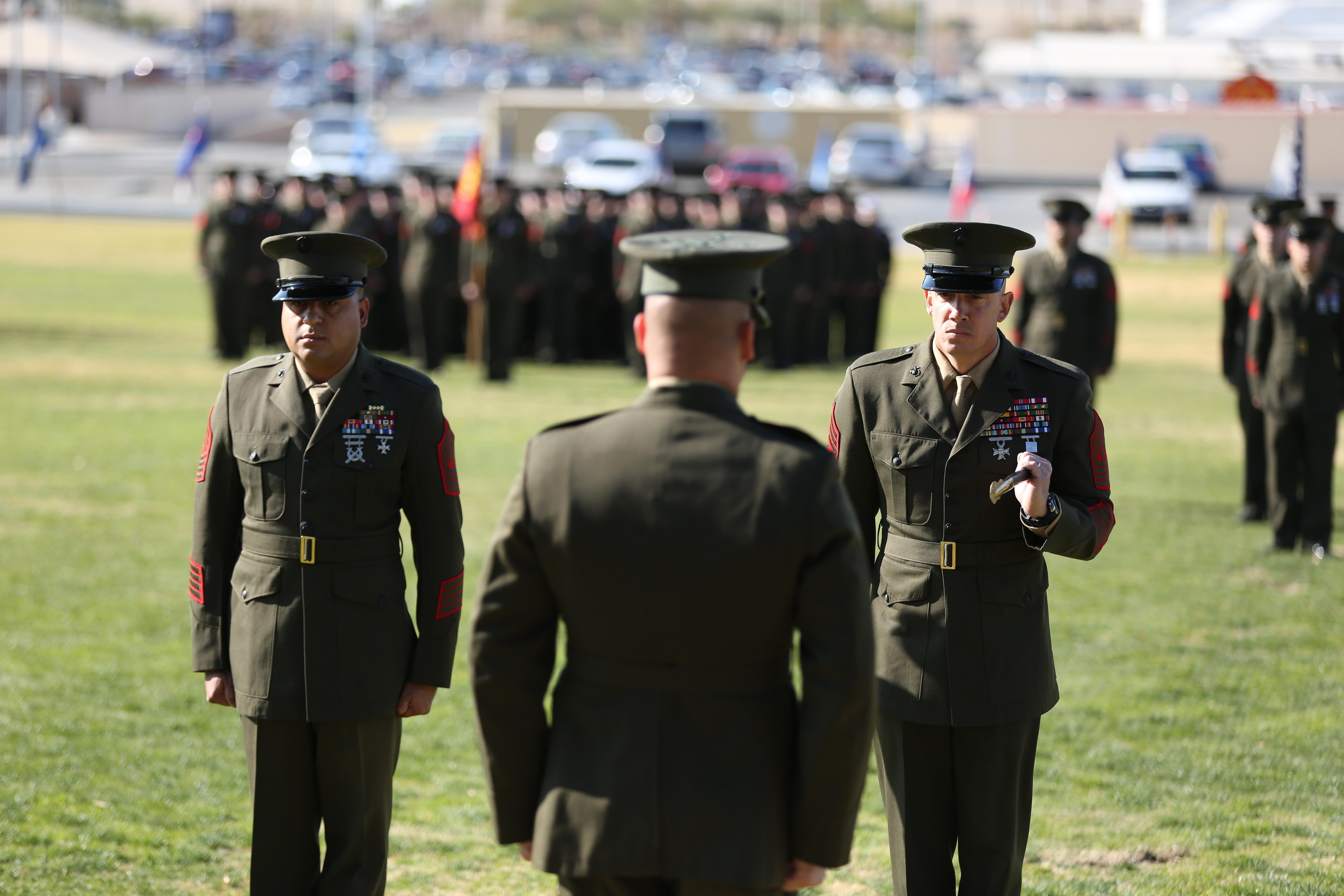 Relief, appointment ceremony welcomes new Sgt. Maj. for ‘First Team’