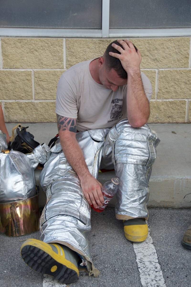 Reservists team-up with local fire rescue instructors for life saving ...