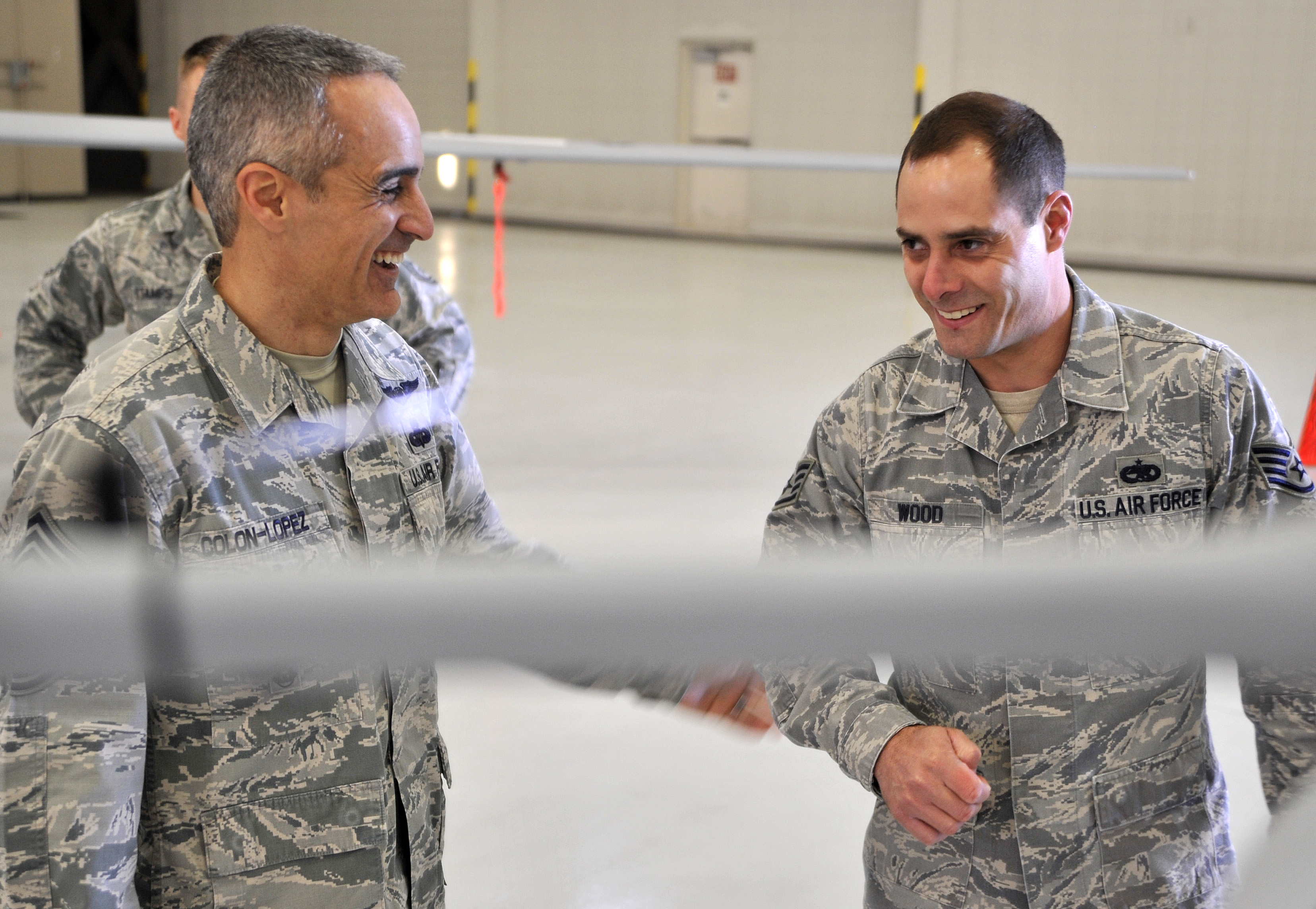 AFCENT command chief visits Creech Airmen > Air Combat Command ...