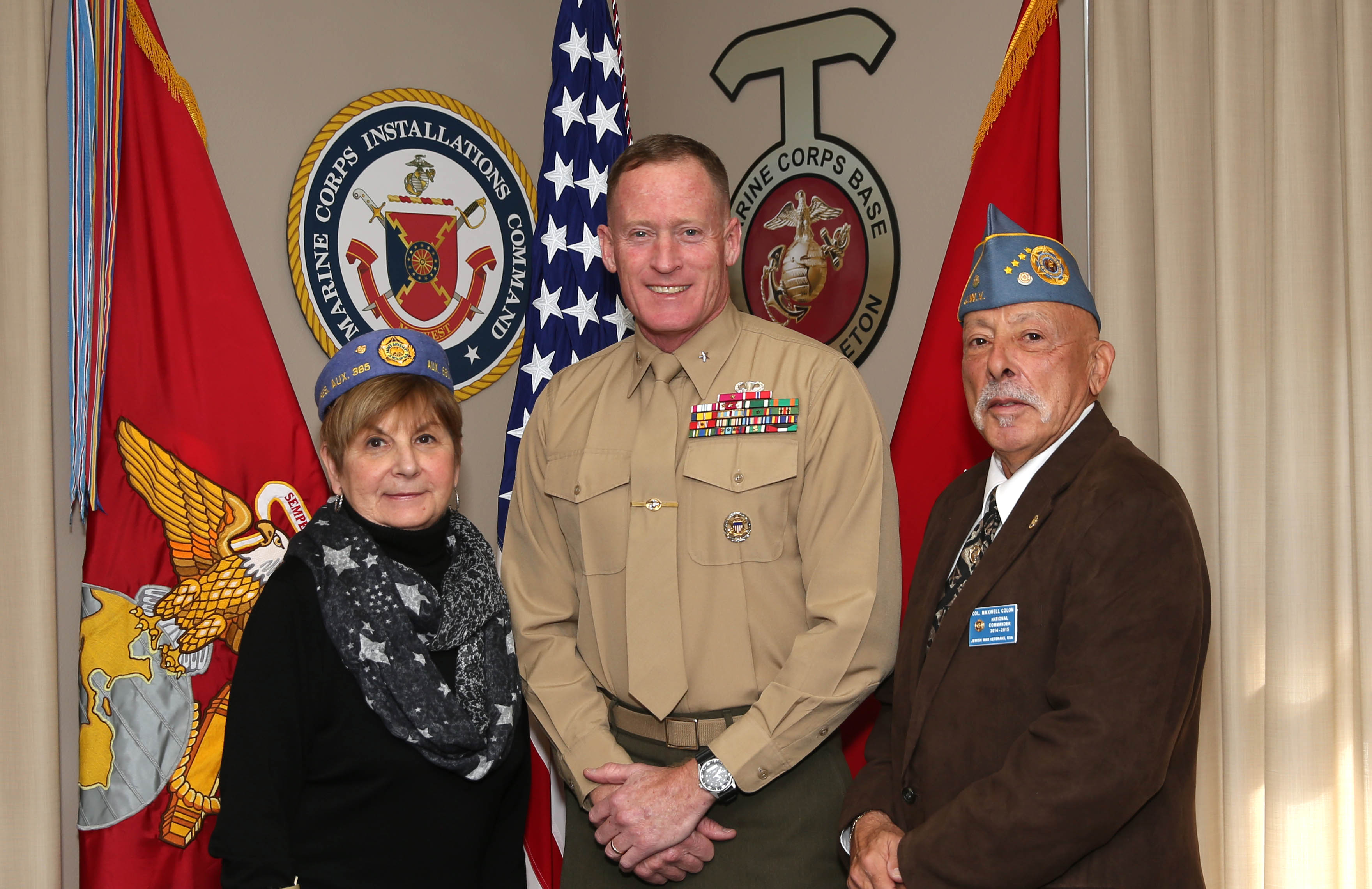 Jewish War Veterans meet with General