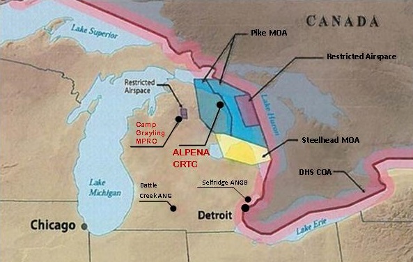 Alpena CRTC Airspace