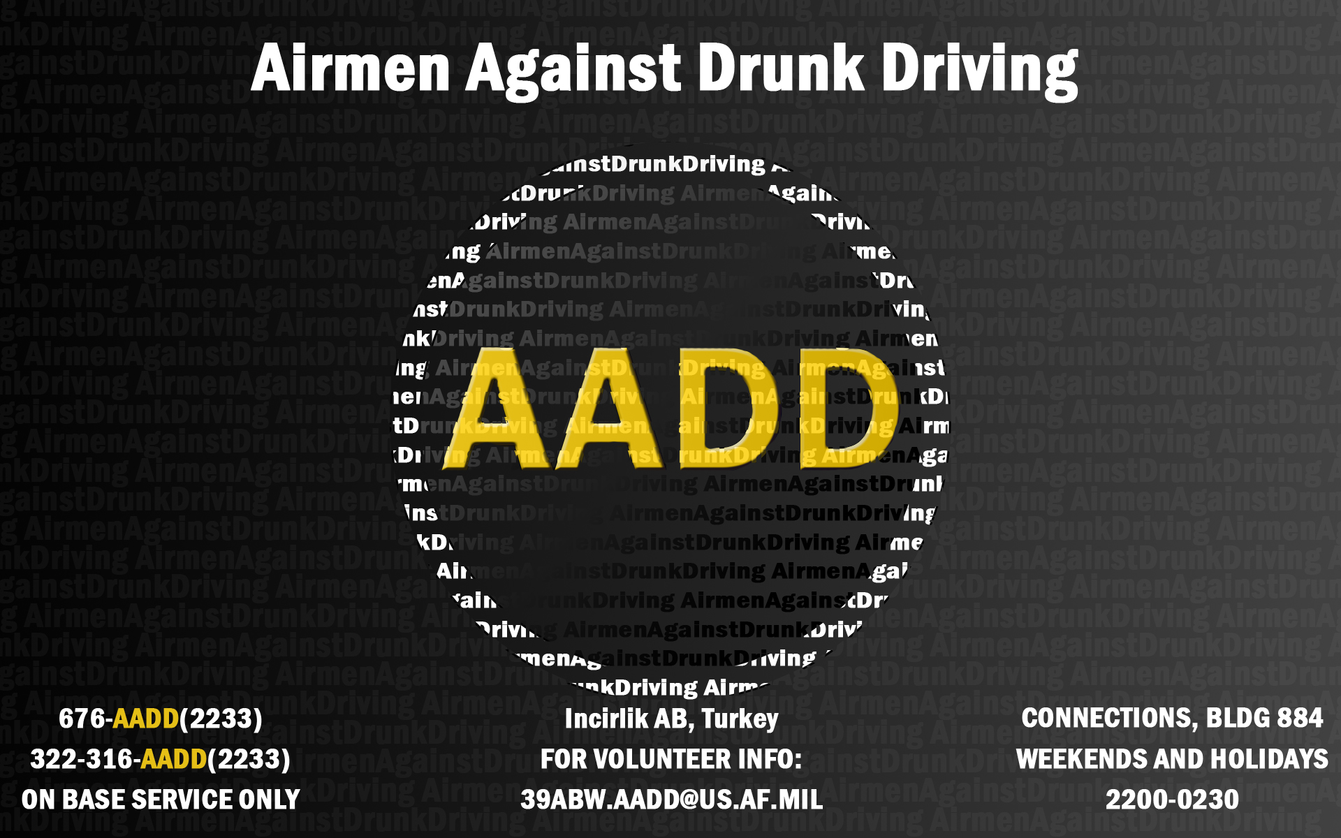 Incirlik Airmen step up with AADD program > Incirlik Air Base > Article ...