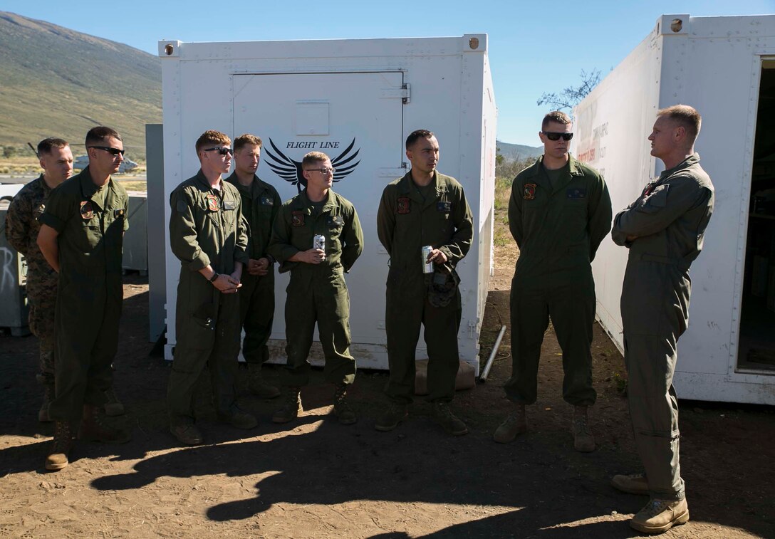 Brigadier General Rudder tours Pohakuloa Training Area