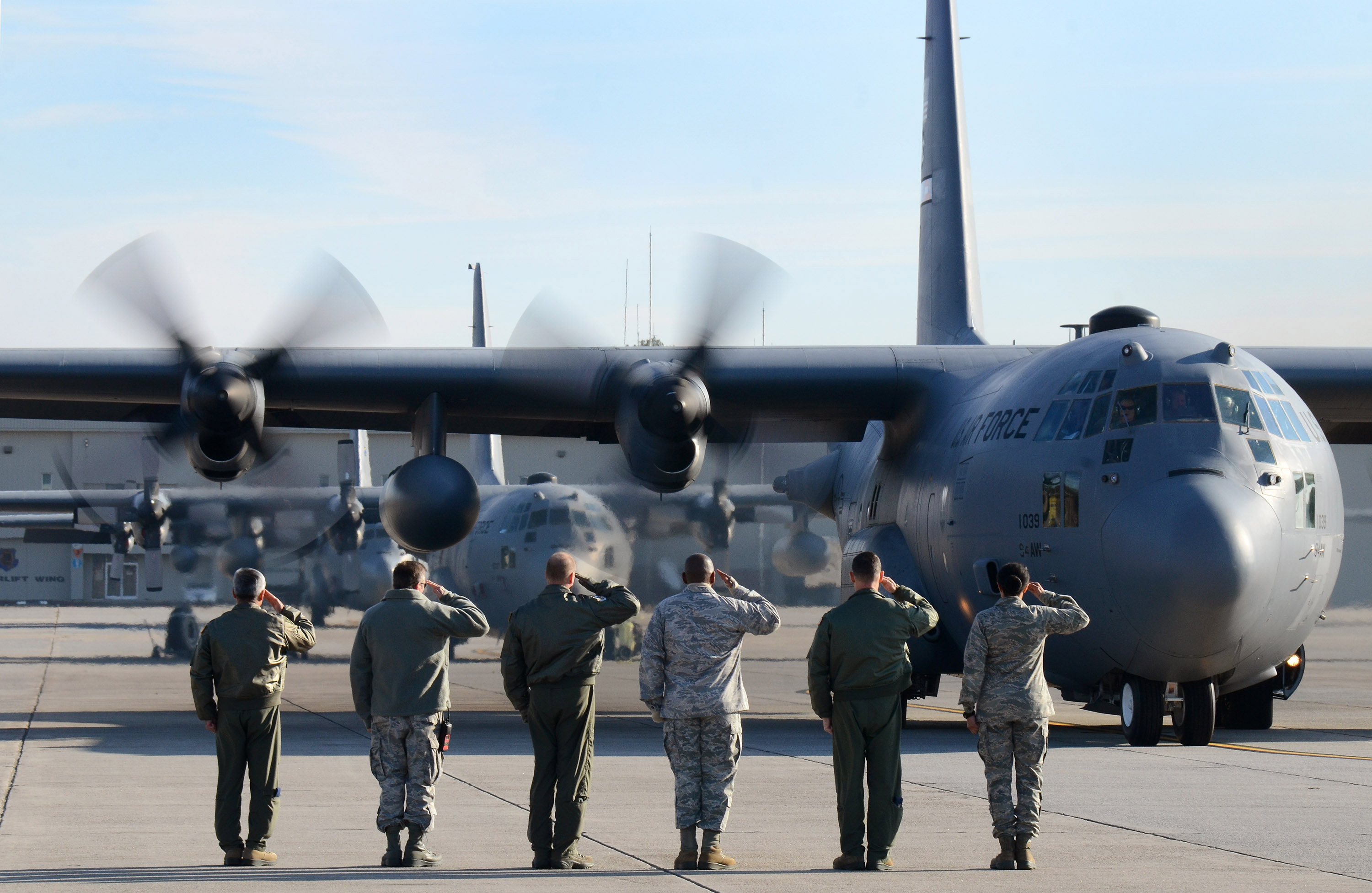 Base, community bids farewell to deployers > Dobbins Air Reserve Base ...