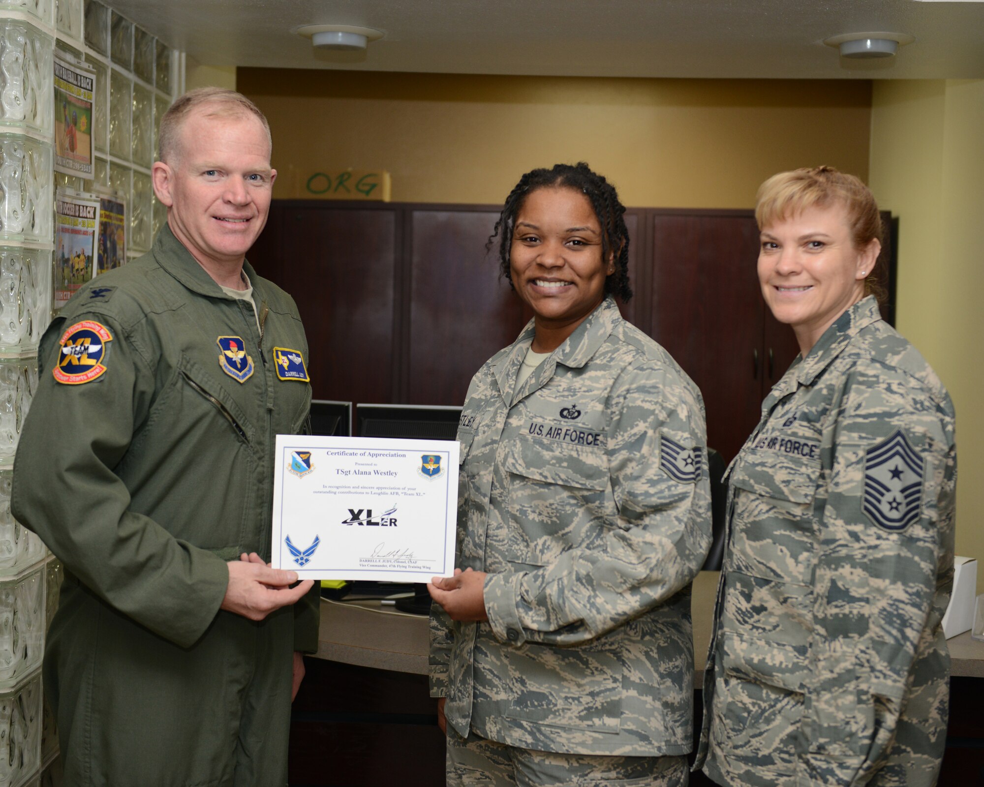 Laughlin XLer: TSgt. Alana Westley, 47 FSS > Laughlin Air Force Base ...