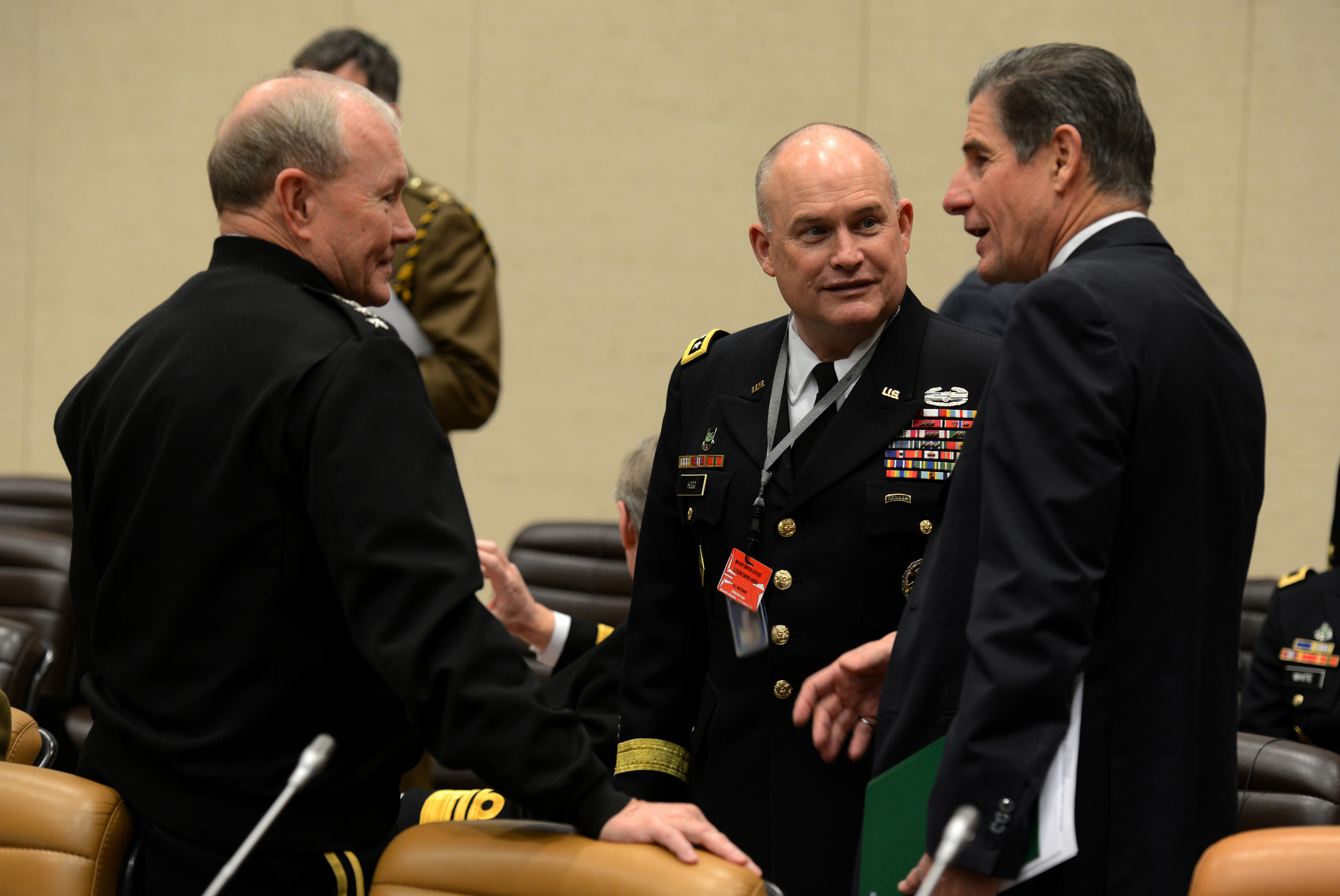 Former NATO Secretary General Anders Fogh Rasmussen, U.S. Army Gen ...