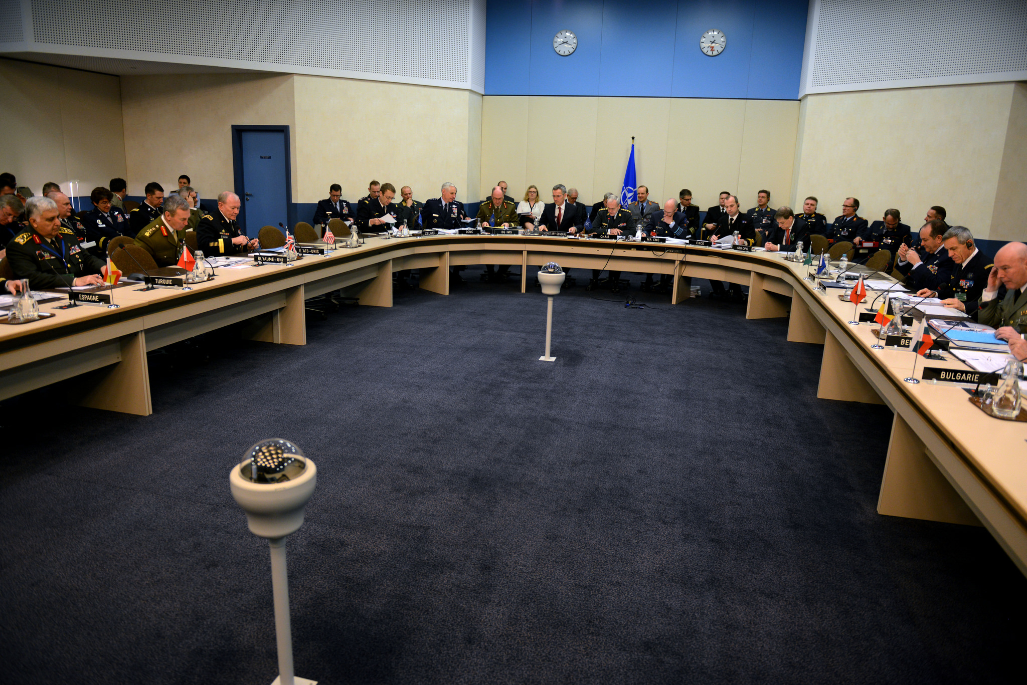 Military leaders from NATO nations participate in the NATO military ...