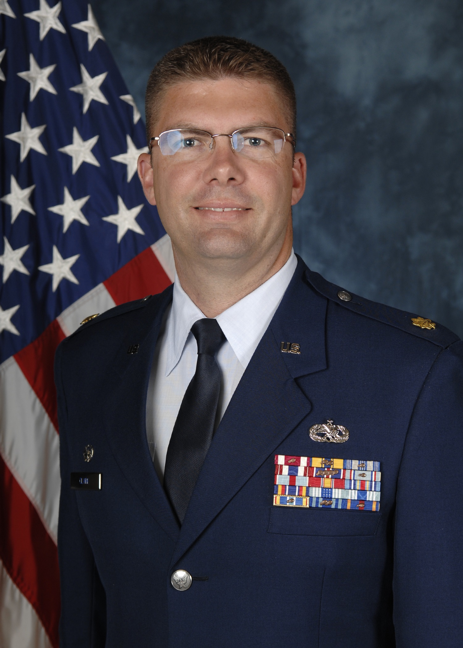 Maj. Brian Clark, 437th Maintenance Squadron commander