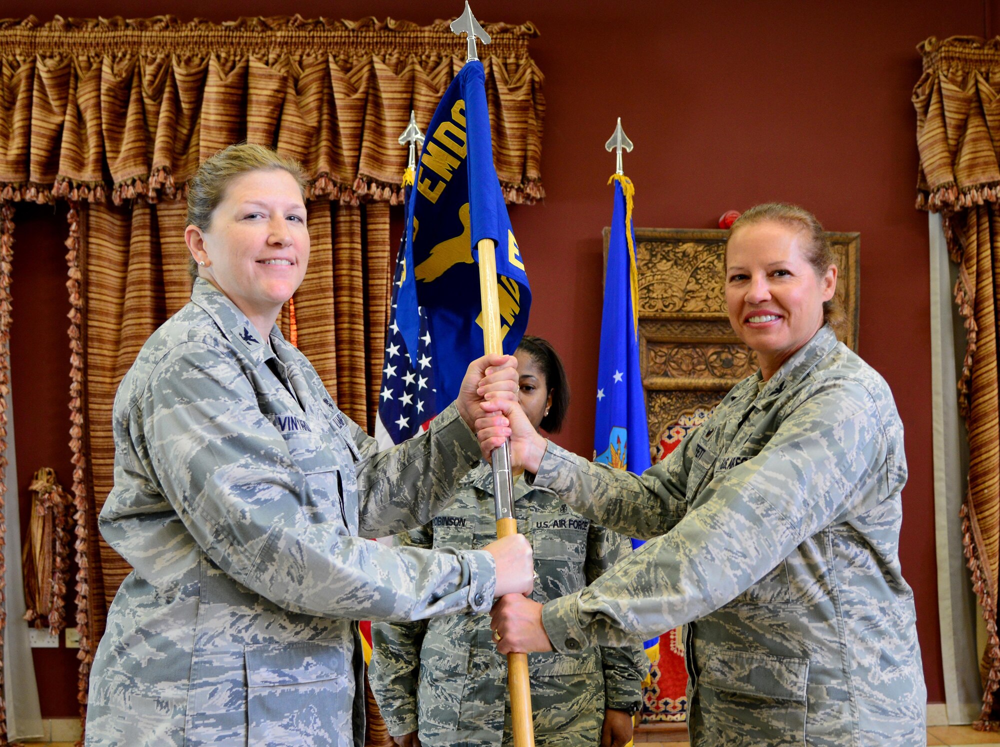 379th EMDOS and EMDSS welcome new commanders during combined ceremony ...