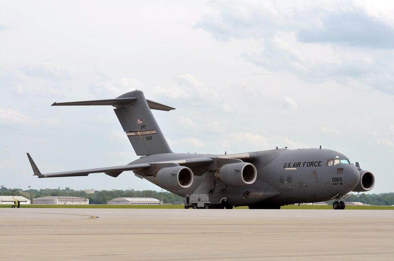 Damaged Wright-Pat C-17 returns to flying status > Air Force Reserve ...