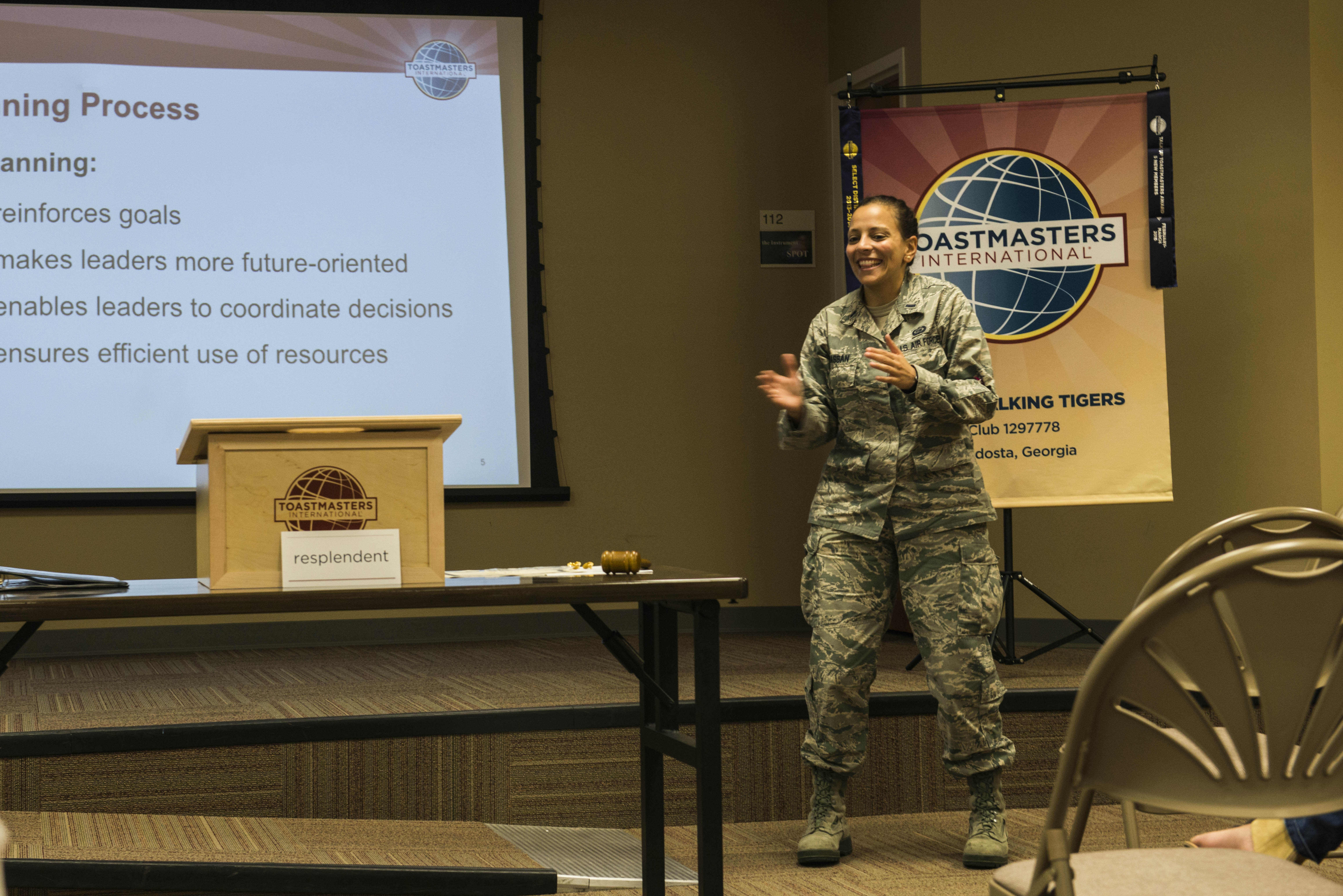 Talking Tigers aid Airmen with speaking skills > Moody Air Force Base ...