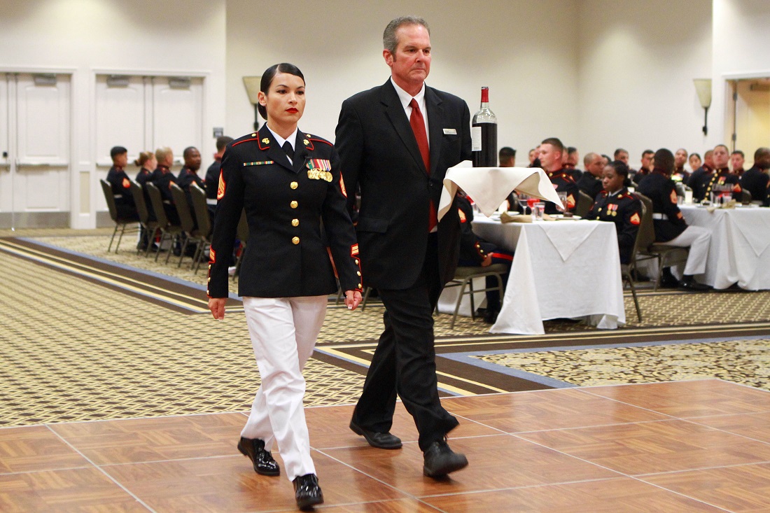 Mess night honors commanding officer
