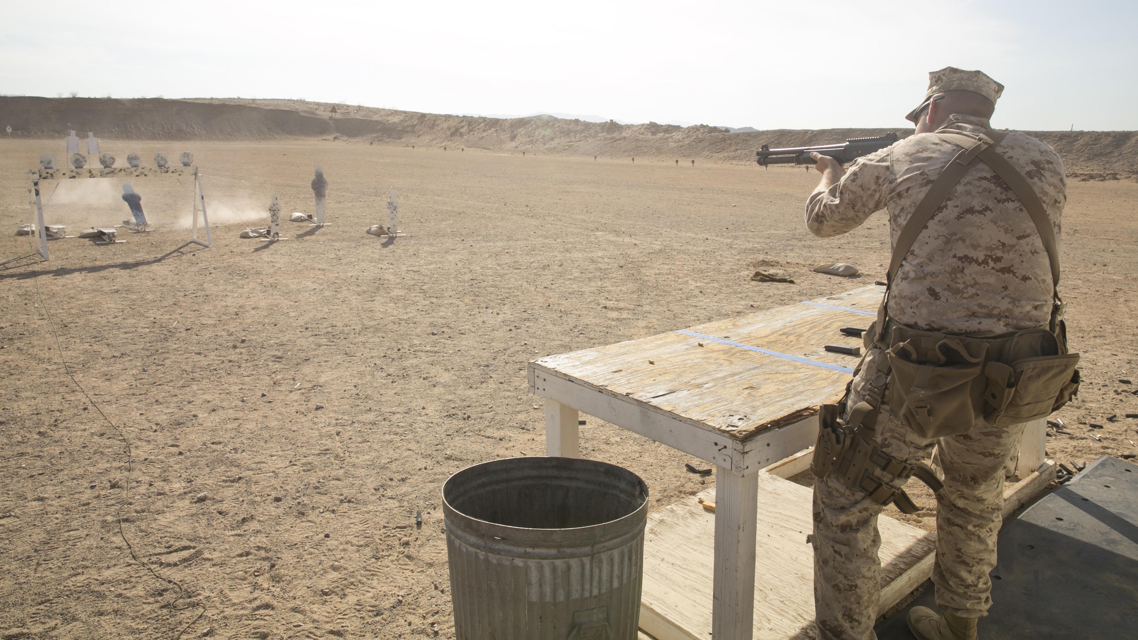Running, gunning during Western Regional Combat Match