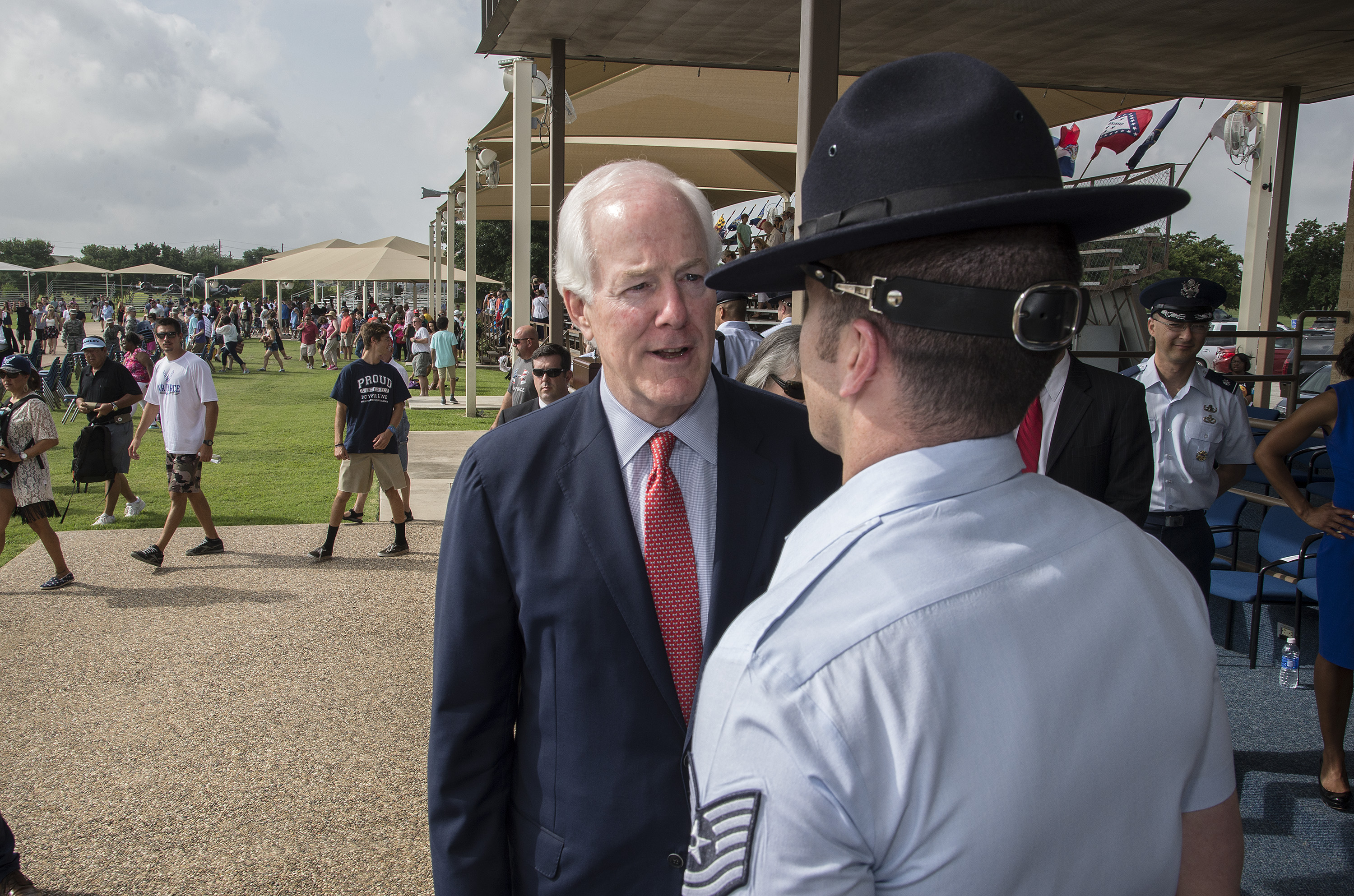 U.S. Sen. John Cornyn visits JBSA-Lackland