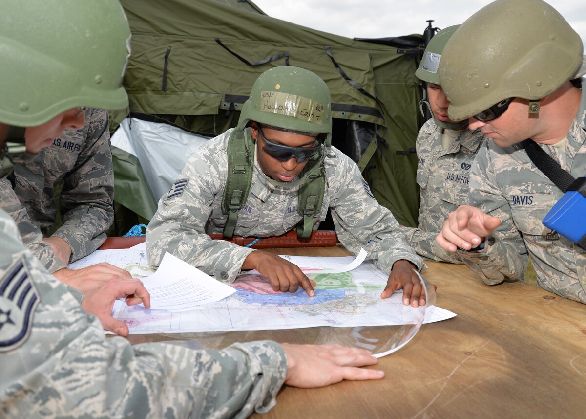 Teamwork key as 100th CES Airmen perform bivouac training > Royal Air ...