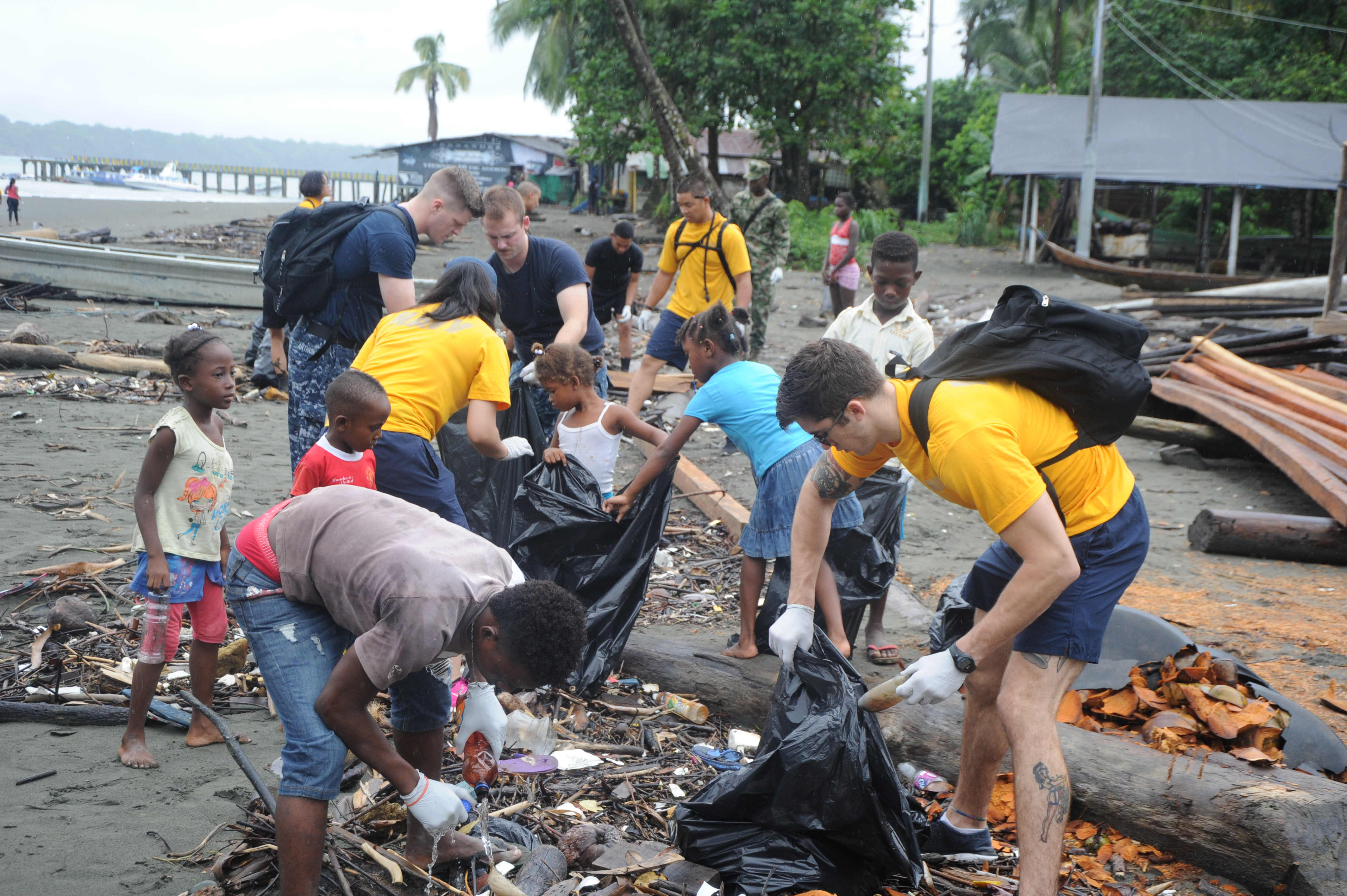 Continuing Promise Team Assists in Juanchaco Beach Clean Up > United ...