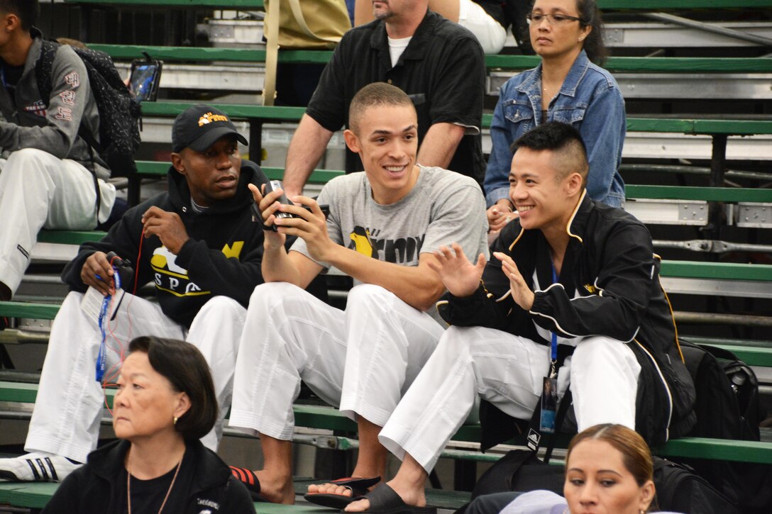 Army Sgt Kelly Lamonte Jr Left Army 1st Lt Joshua Fletcher Center And Army Spc Albert