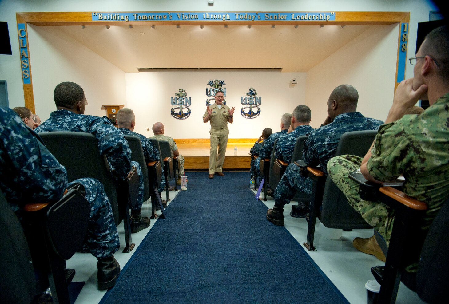 MCPON Speaks About Developing Leaders at Senior Enlisted Academy ...