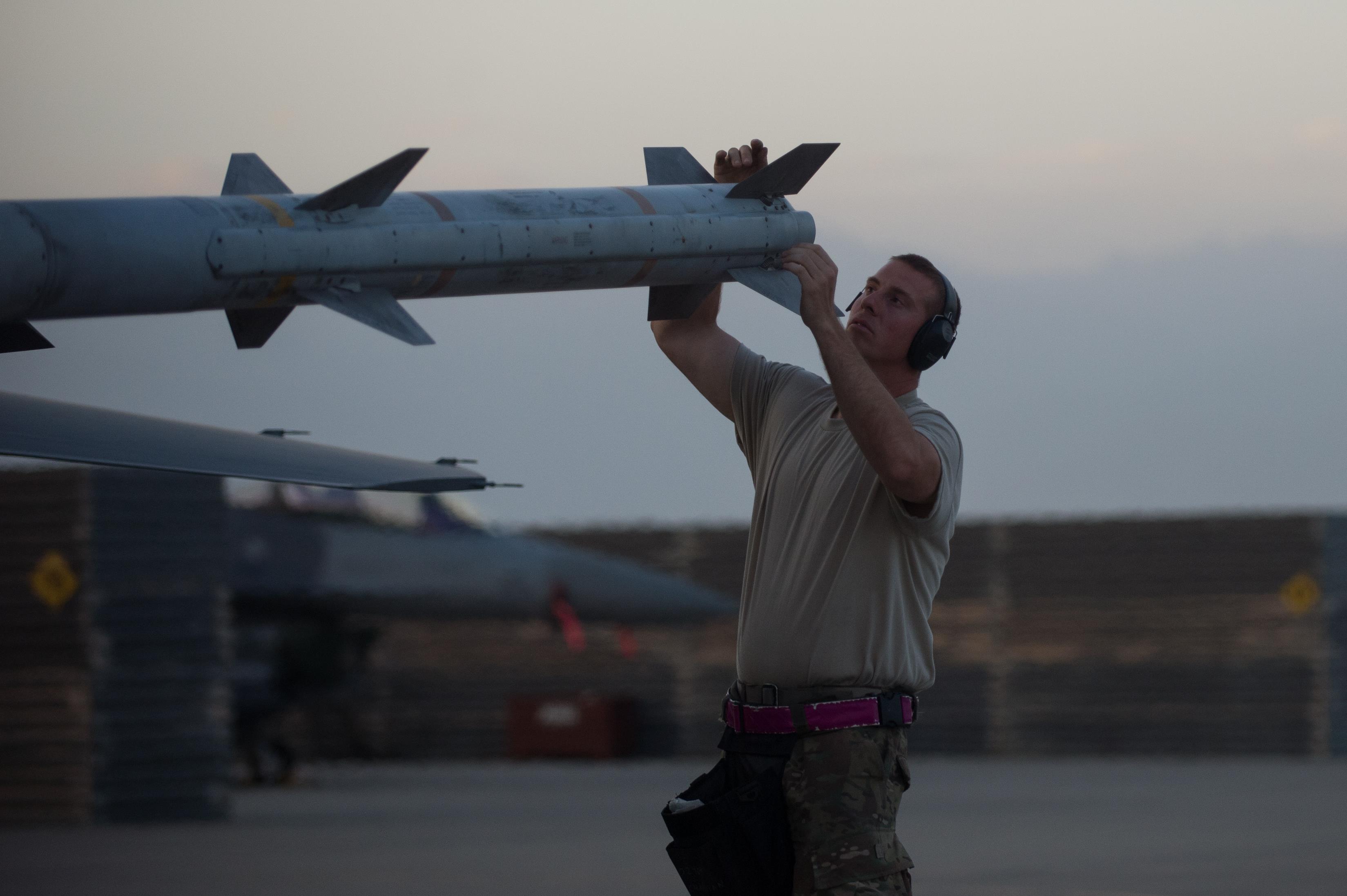 "Viper" weapon loaders on the line