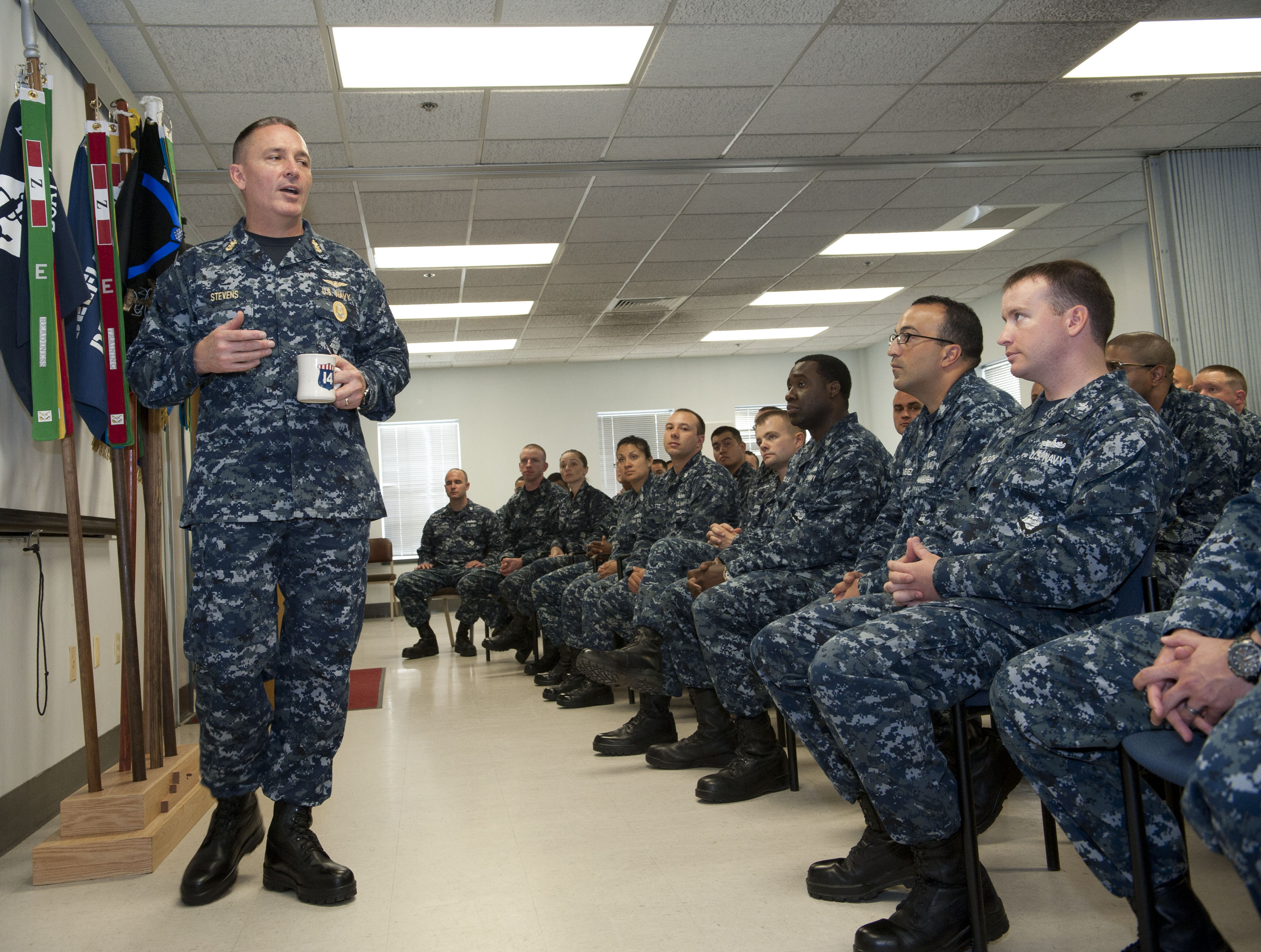 'Two Gun Zum' Sailors Conduct CPO 365 with MCPON > United States Navy ...