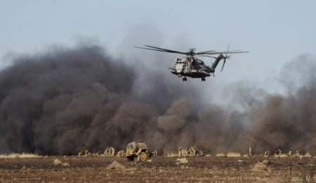 Marines conduct regimental helo assault during Talisman Sabre