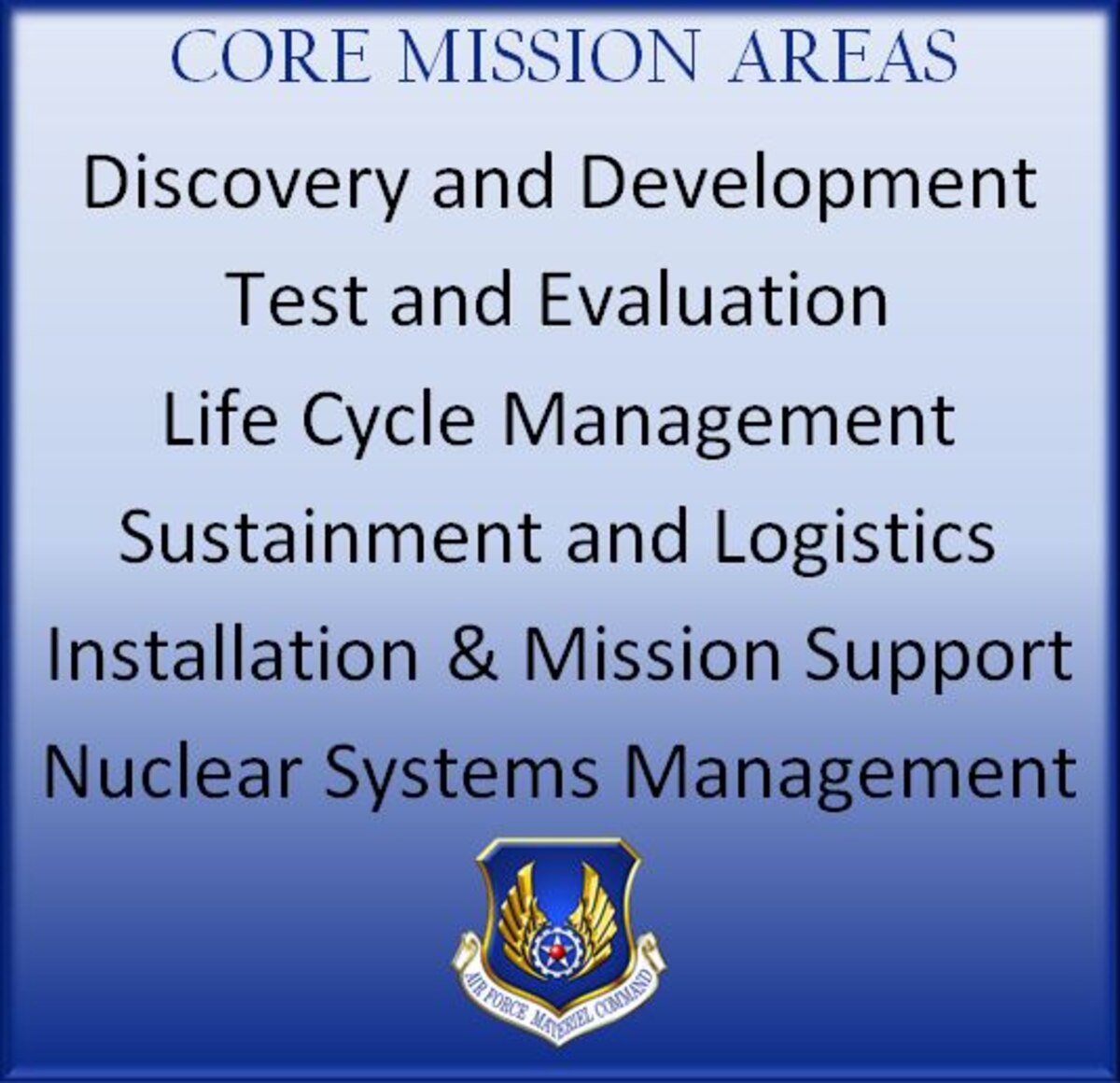 New AFMC mission, vision statements emphasize agility > Air Force ...