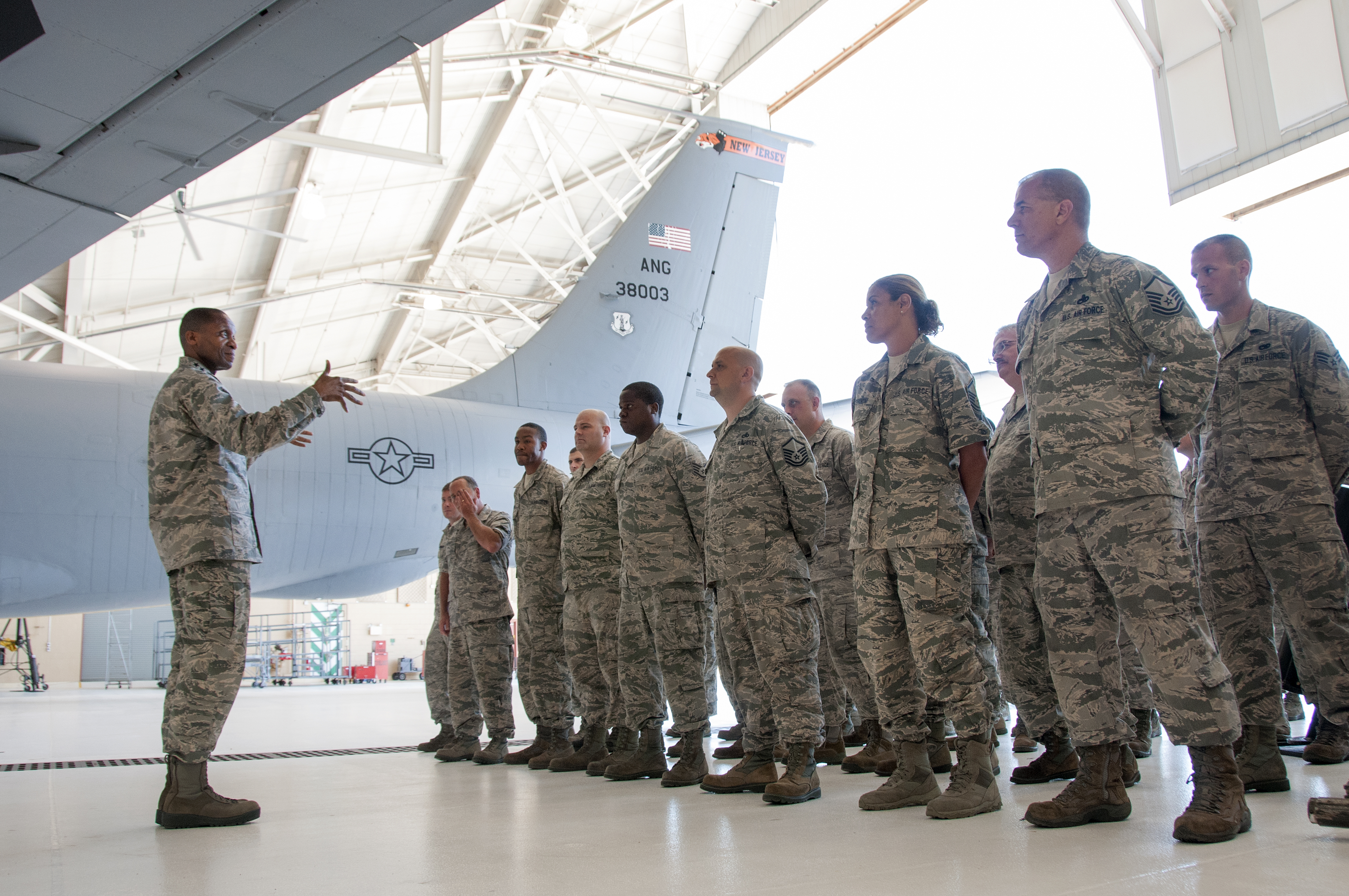 Gen. McDew visits 108th Wing