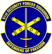 61st Security Forces Squadron emblem