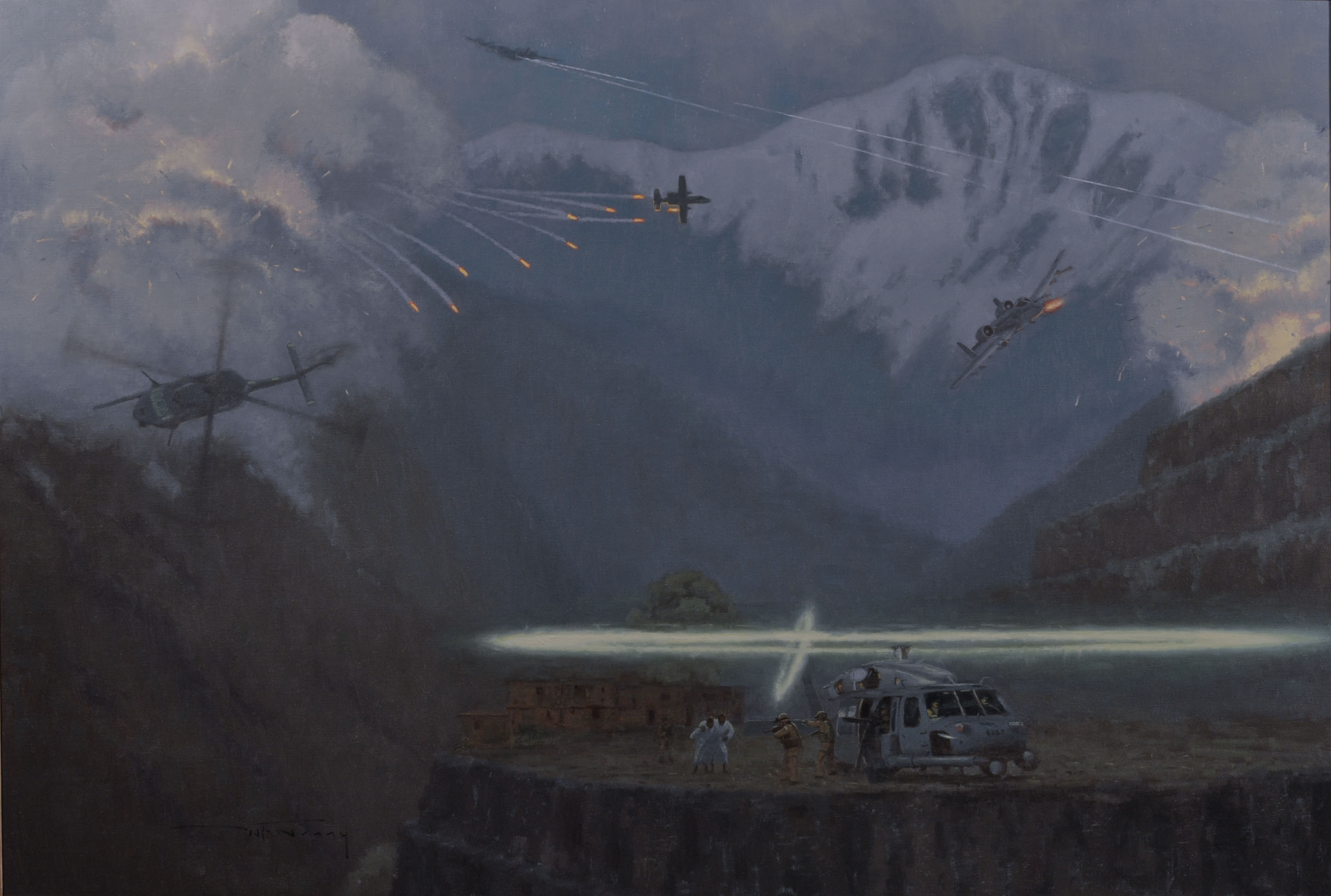 Artist unveils new moments in history > Air Force Reserve Command ...