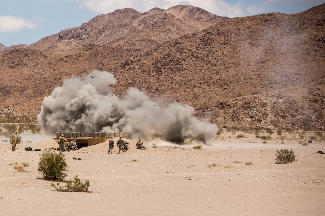2nd CEB gets explosive on live fire range