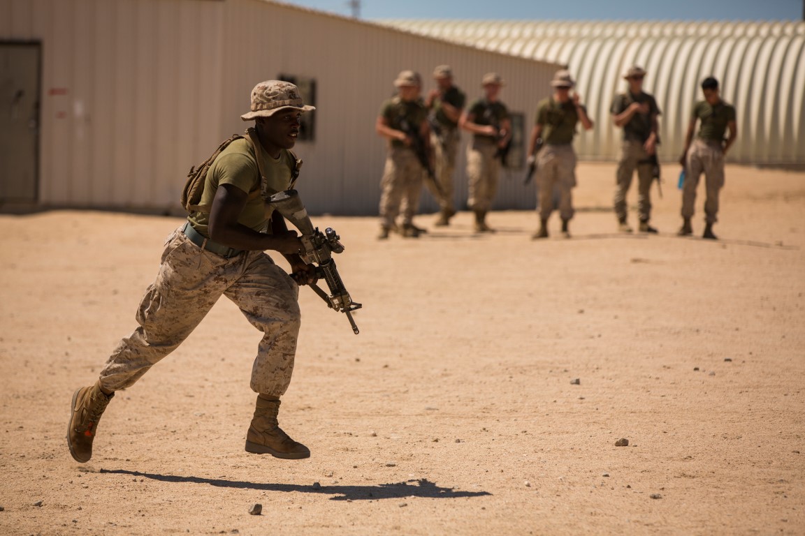 Fire team rush with 1/3