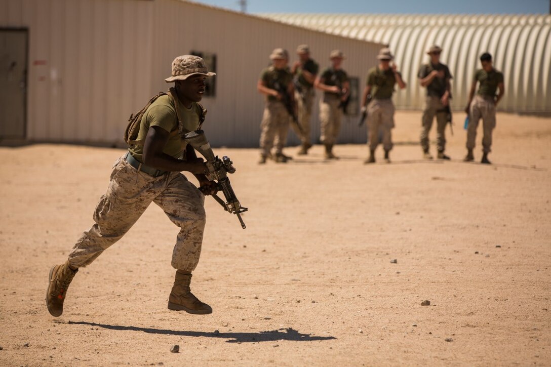 Fire team rush with 1/3