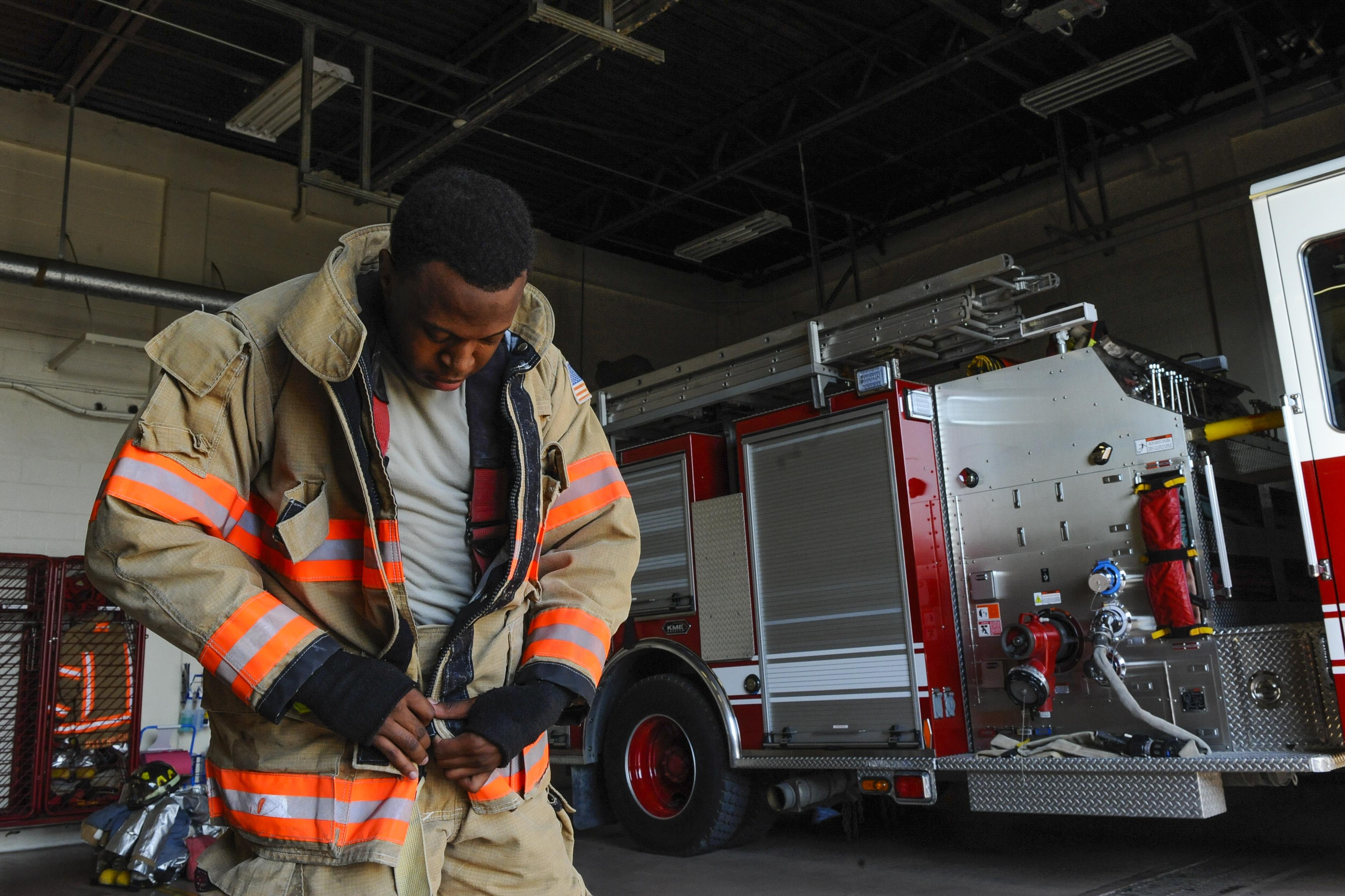 Fire Station #2 Airmen prepared for emergencies anytime