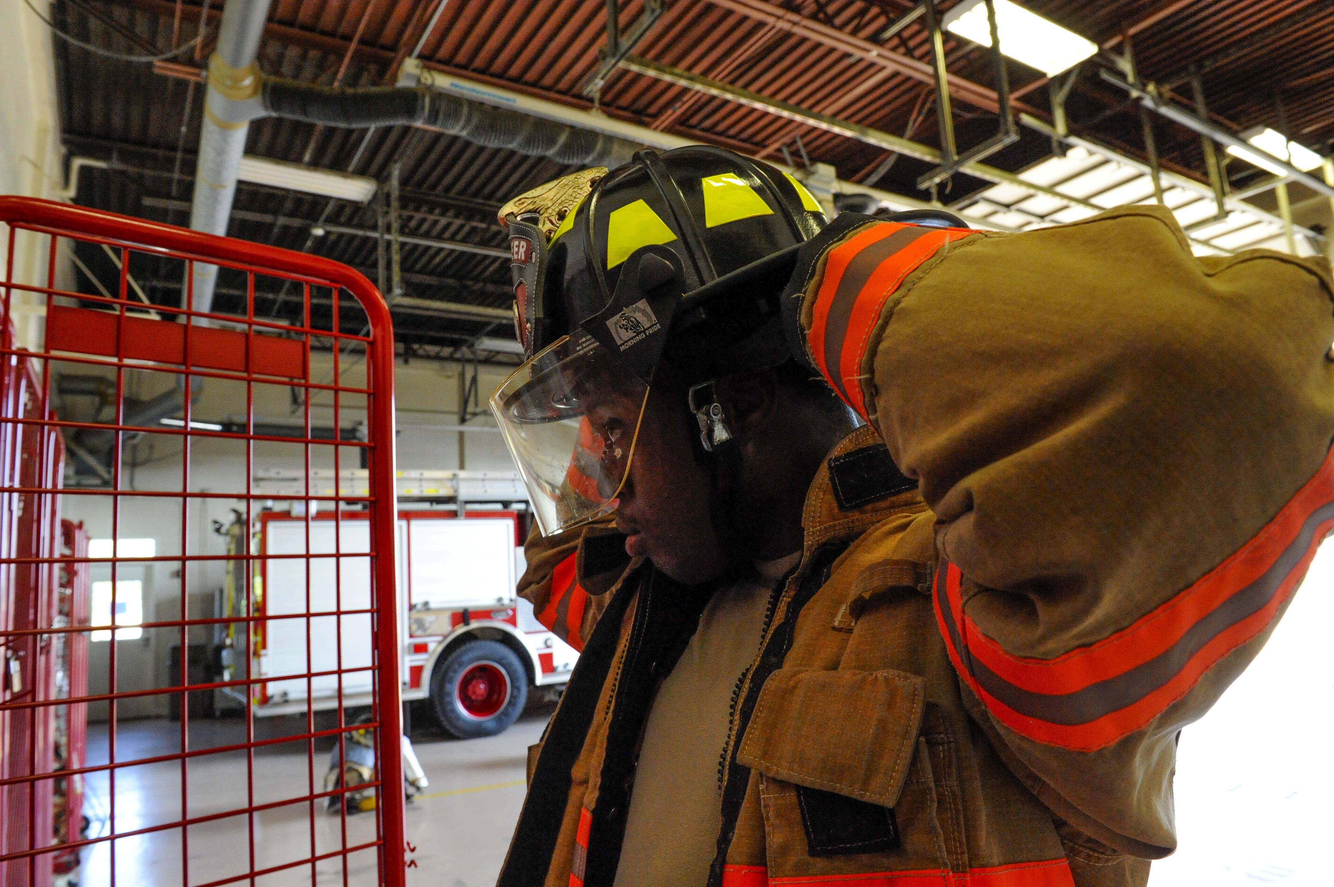 Fire Station #2 Airmen prepared for emergencies anytime