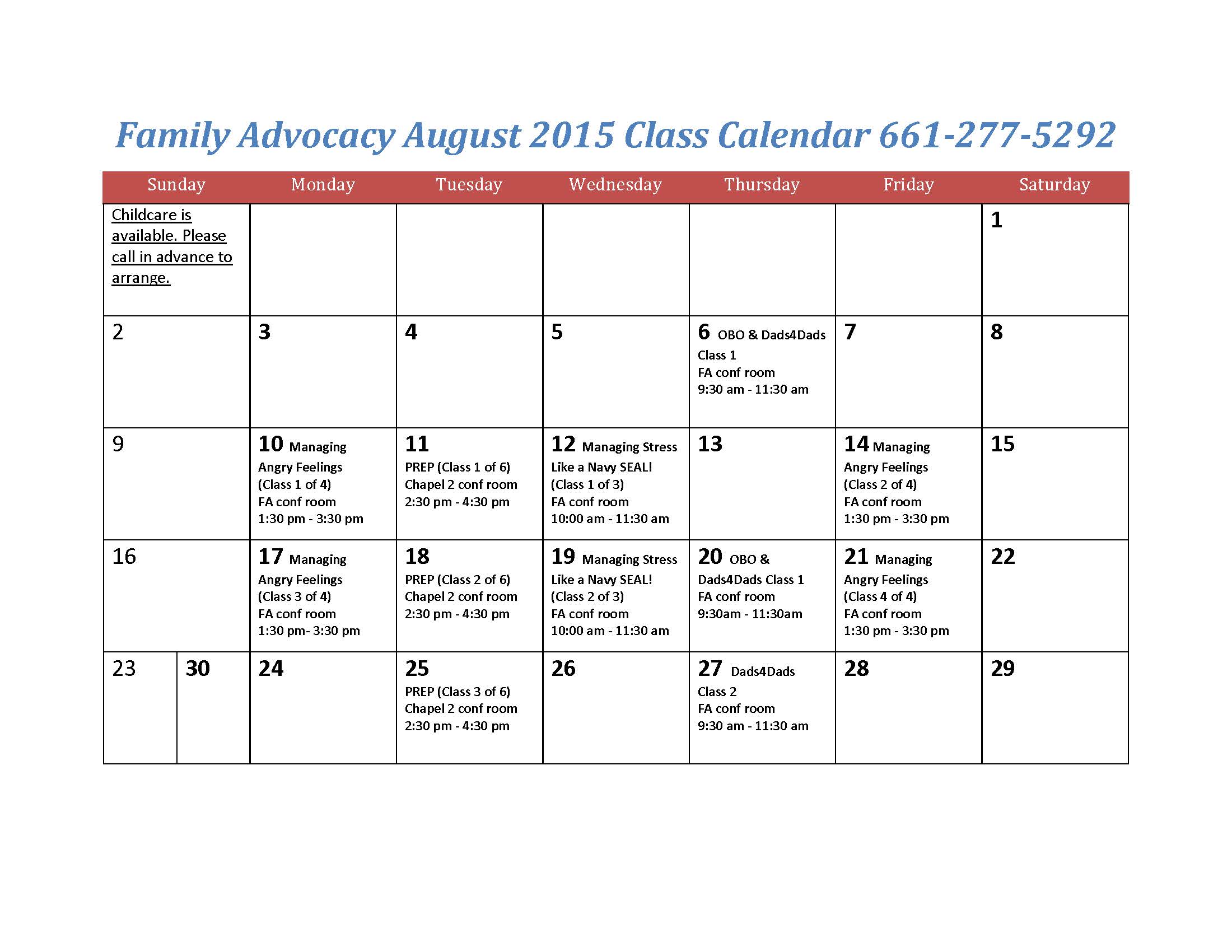 August Family Advocacy classes > Edwards Air Force Base > Article View