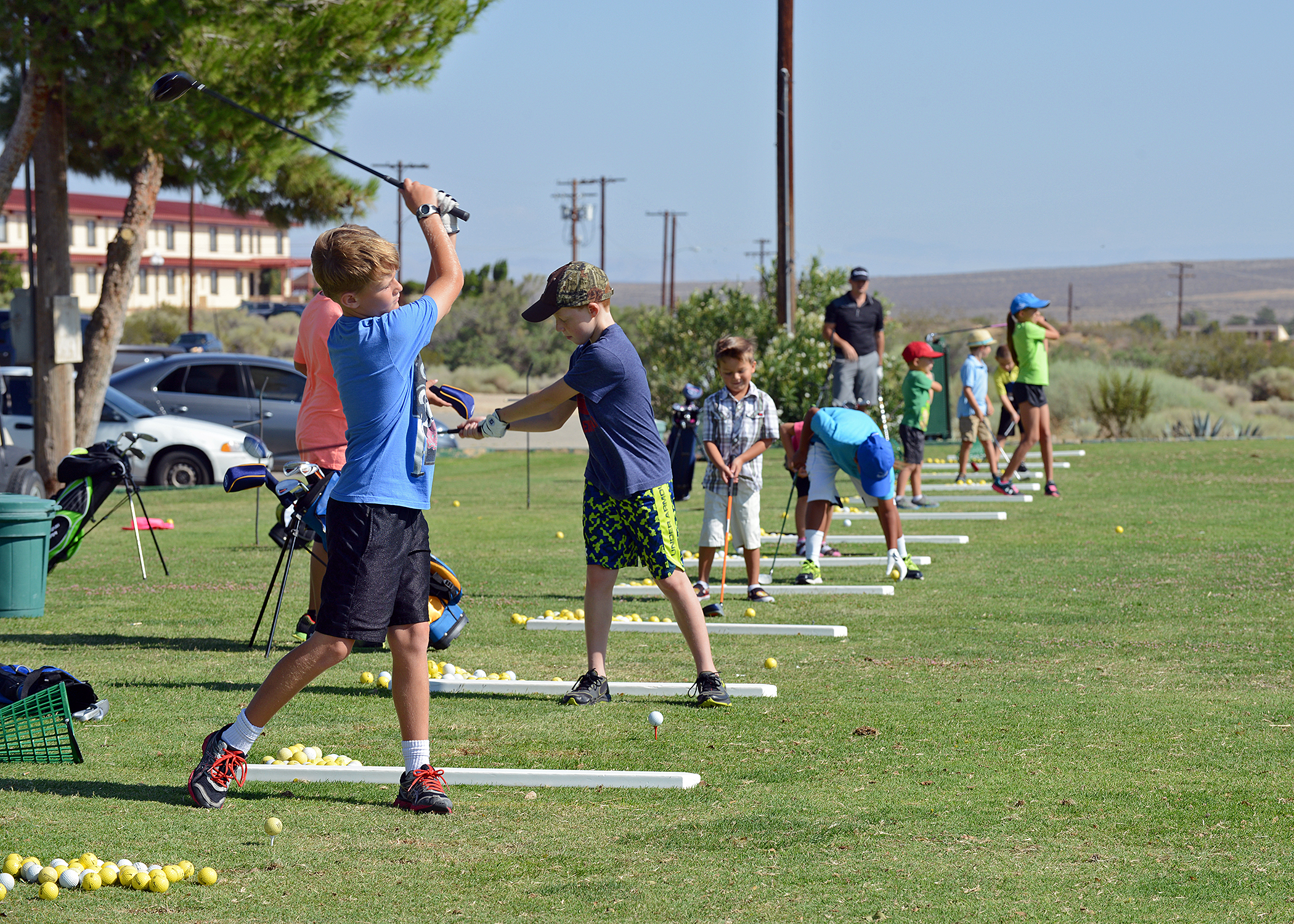 Golf camp gets kids back into the 'swing' of things > Edwards Air Force ...