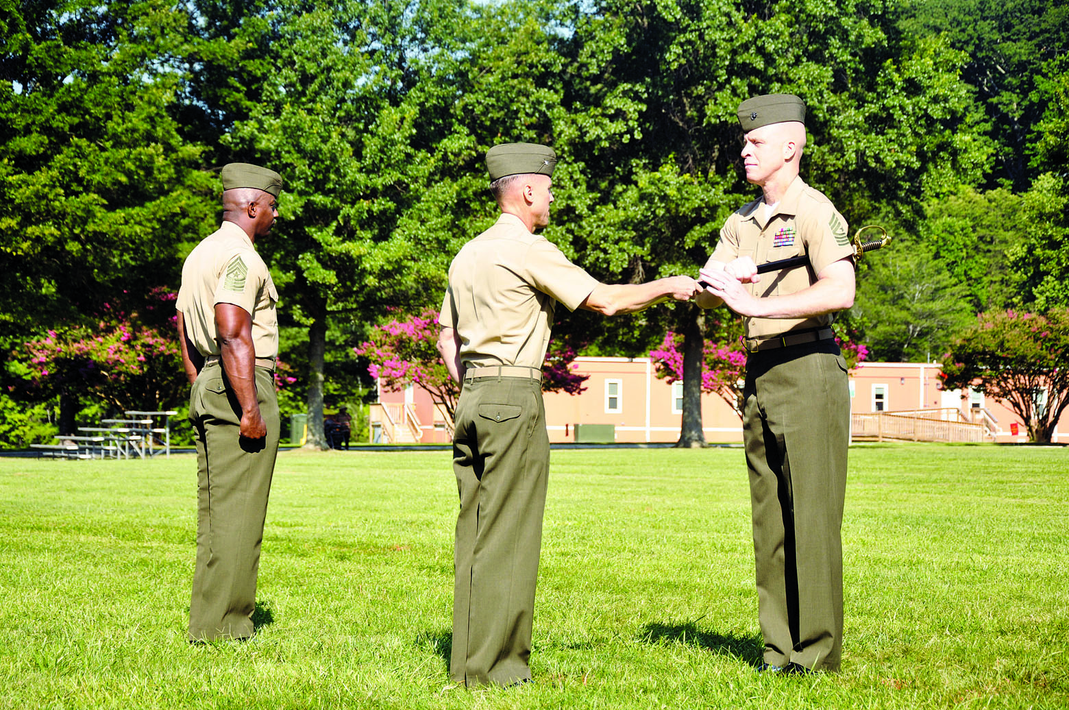relief and appointment ceremony July 24