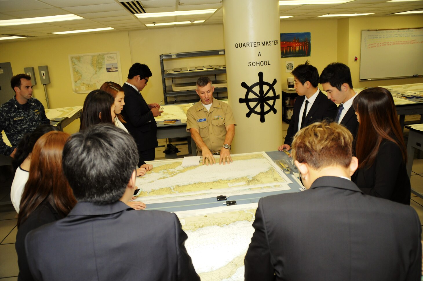 South Korean National Assembly Interns Tour TSC > United States Navy ...