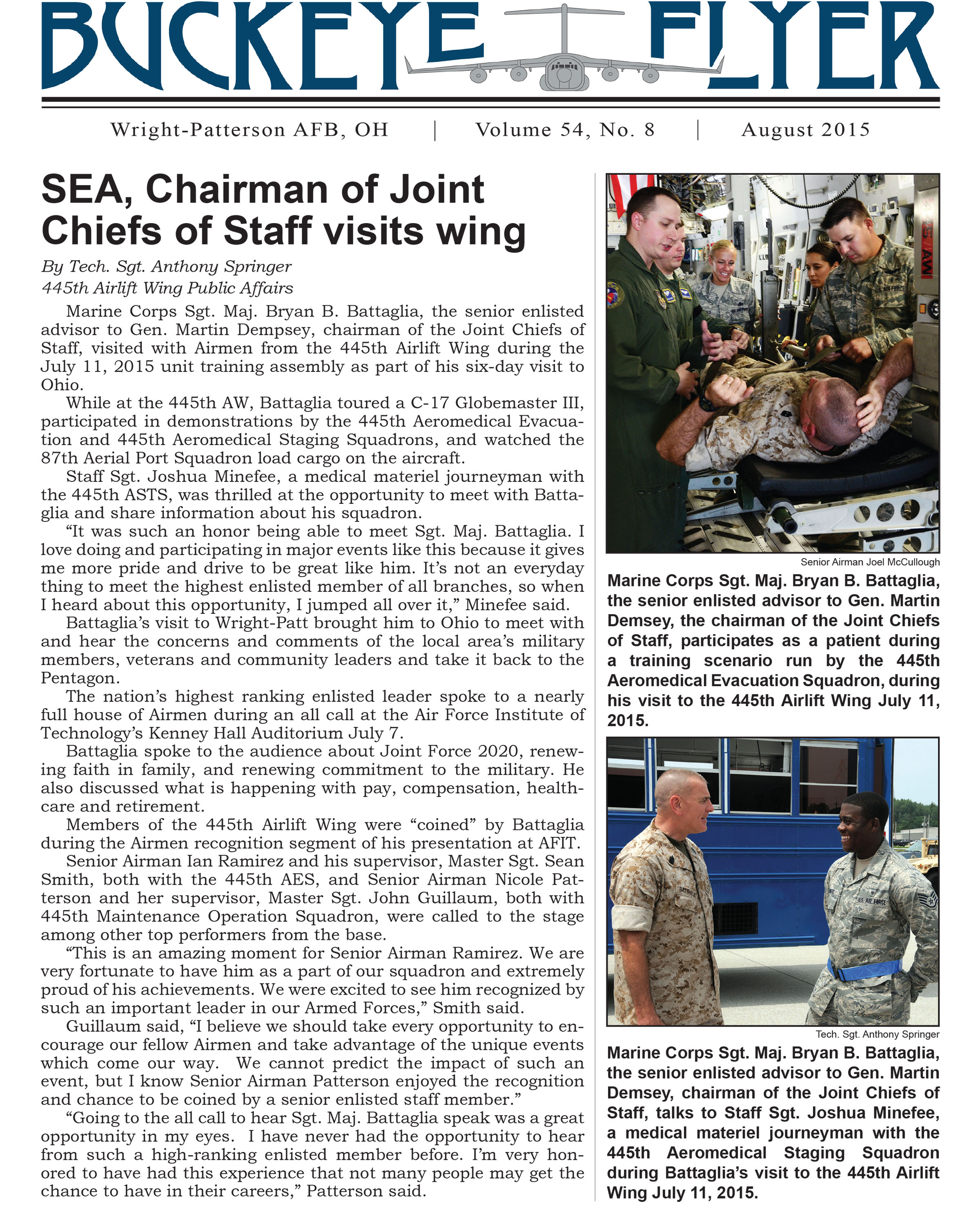 August issue of the Buckeye Flyer now available > 445th Airlift Wing ...