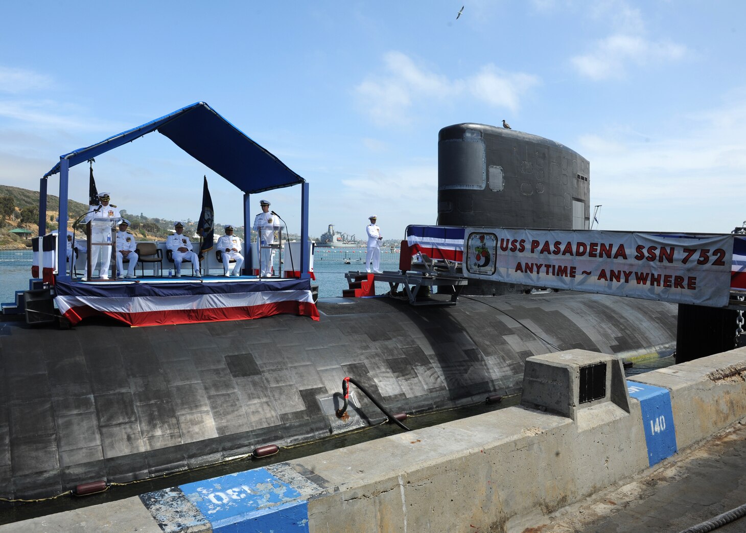 USS Pasadena Holds Change of Command > United States Navy > News Stories