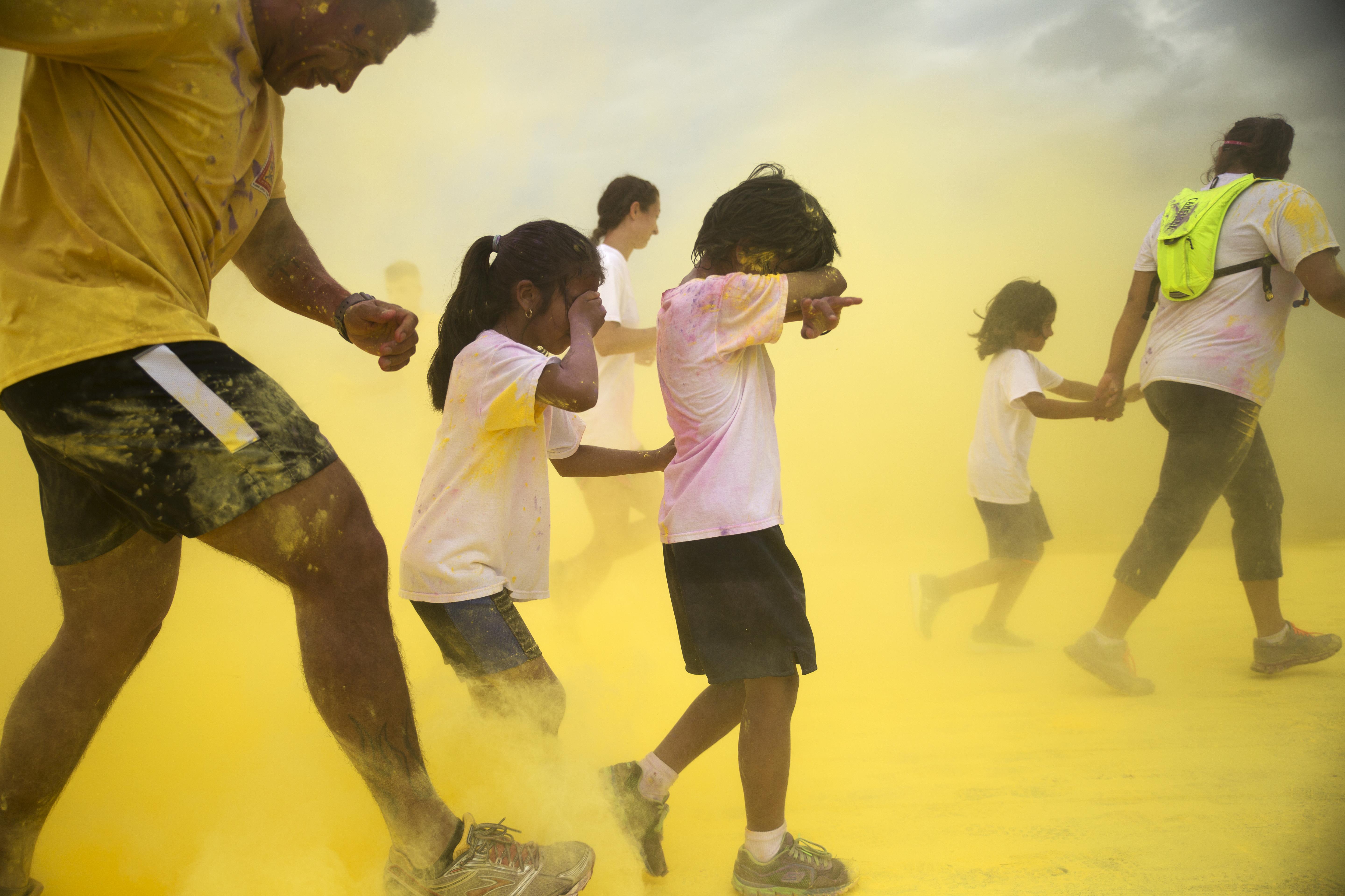 Camp Foster hosts Color Me Fun Run 5k