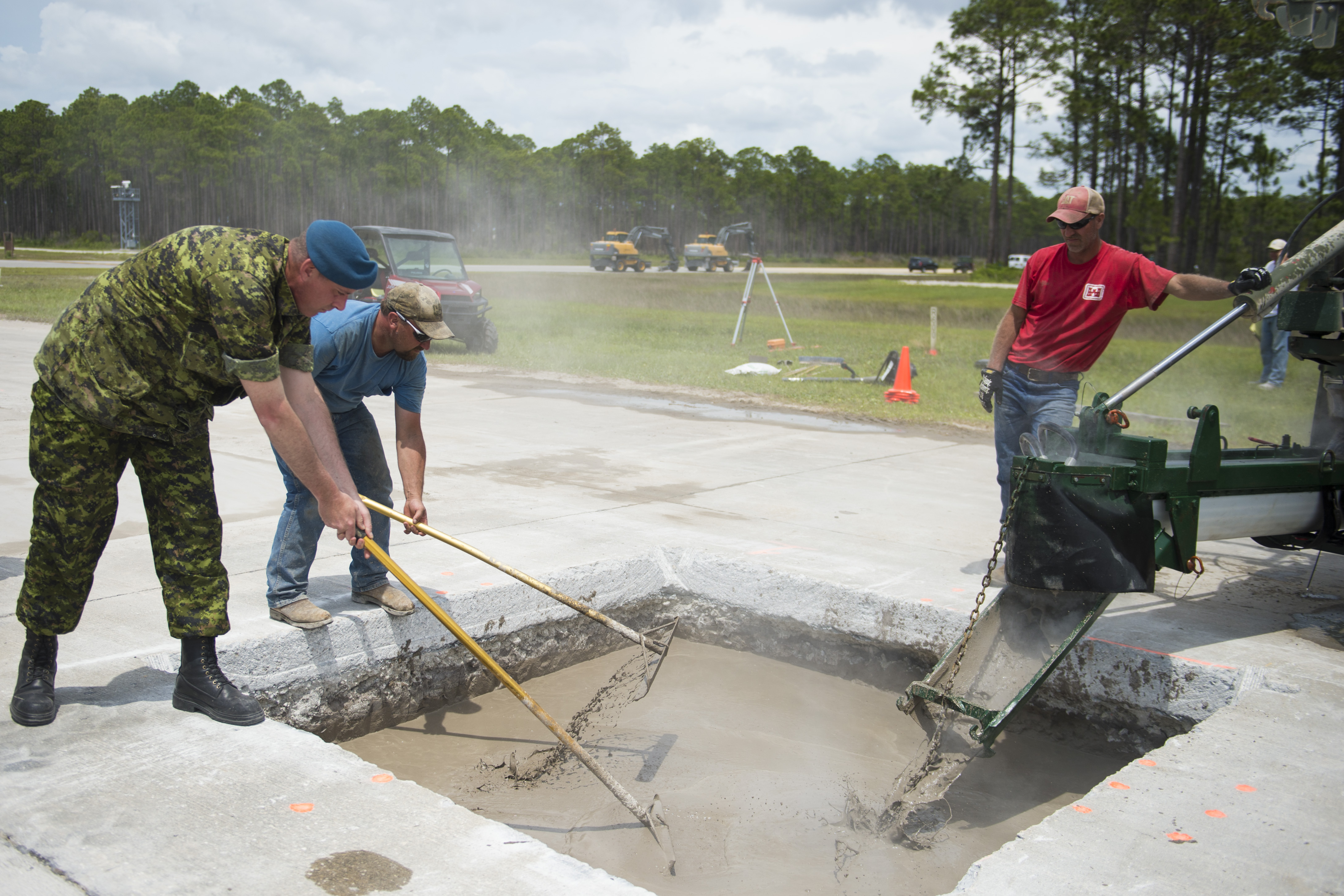 AFCEC demonstrates use of flowable fill for airfield repair > Air Force ...