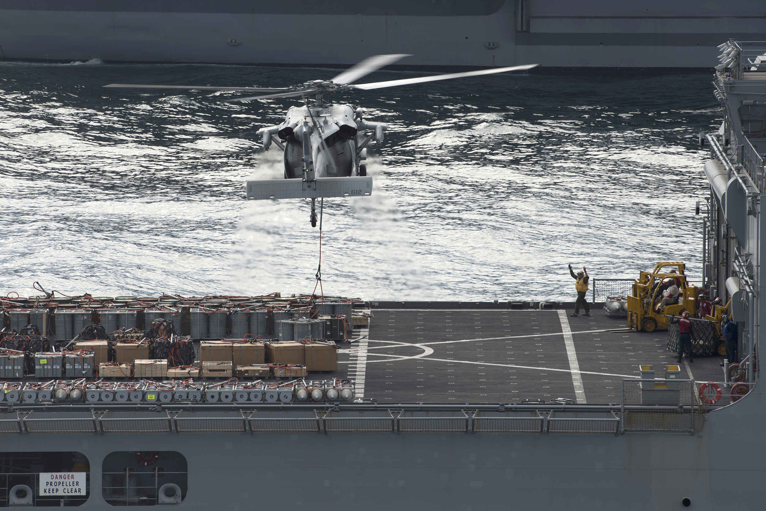 Harry S Truman Completes Successful Ordnance On-Load at Sea > United ...