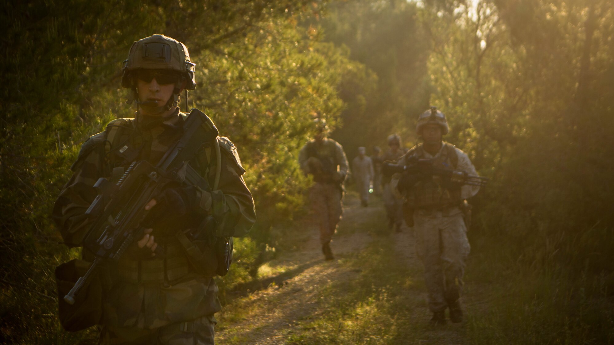Marines, French Legionnaires train for African deployment > Edwards Air ...
