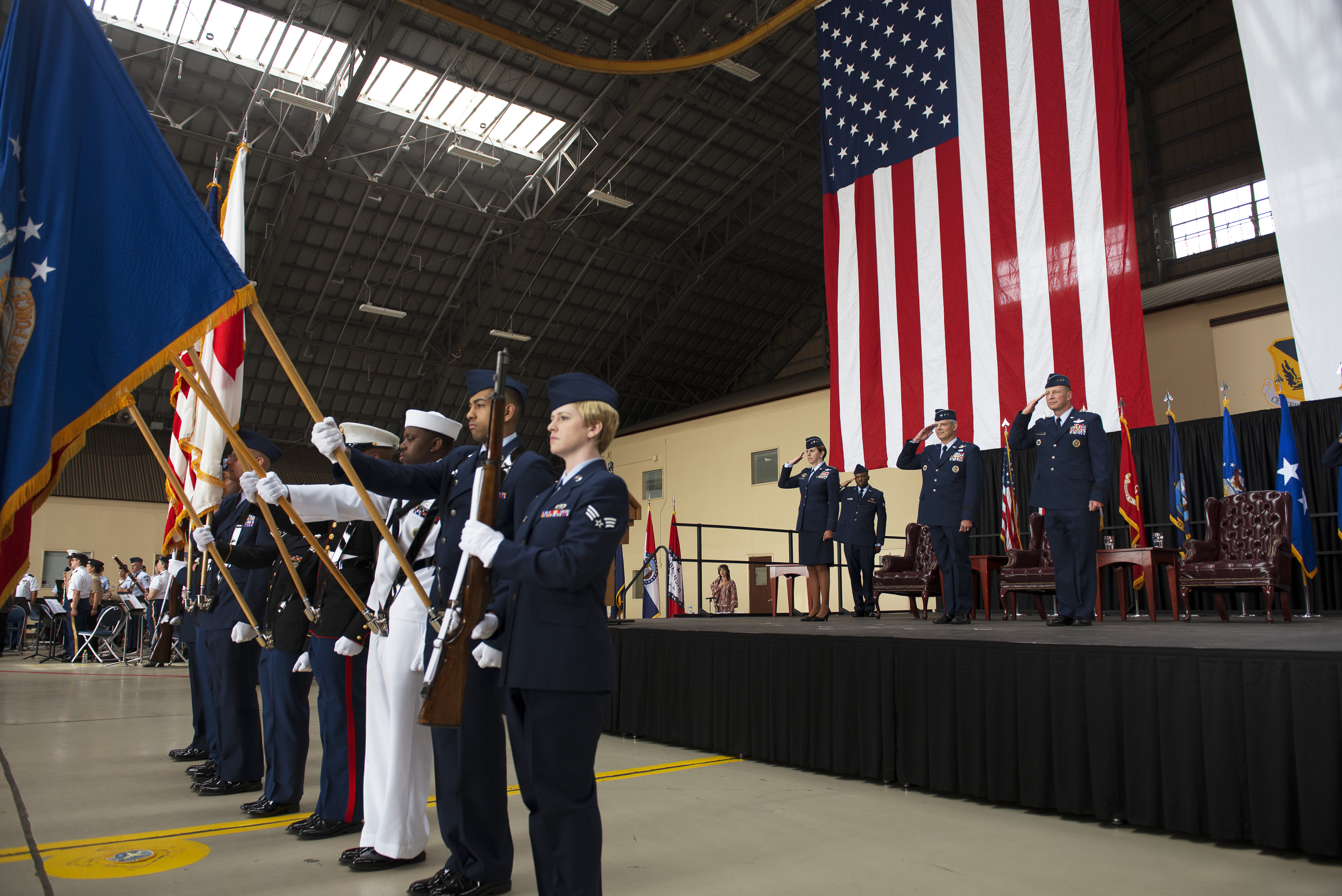 USFJ, 5 AF change of command ceremony